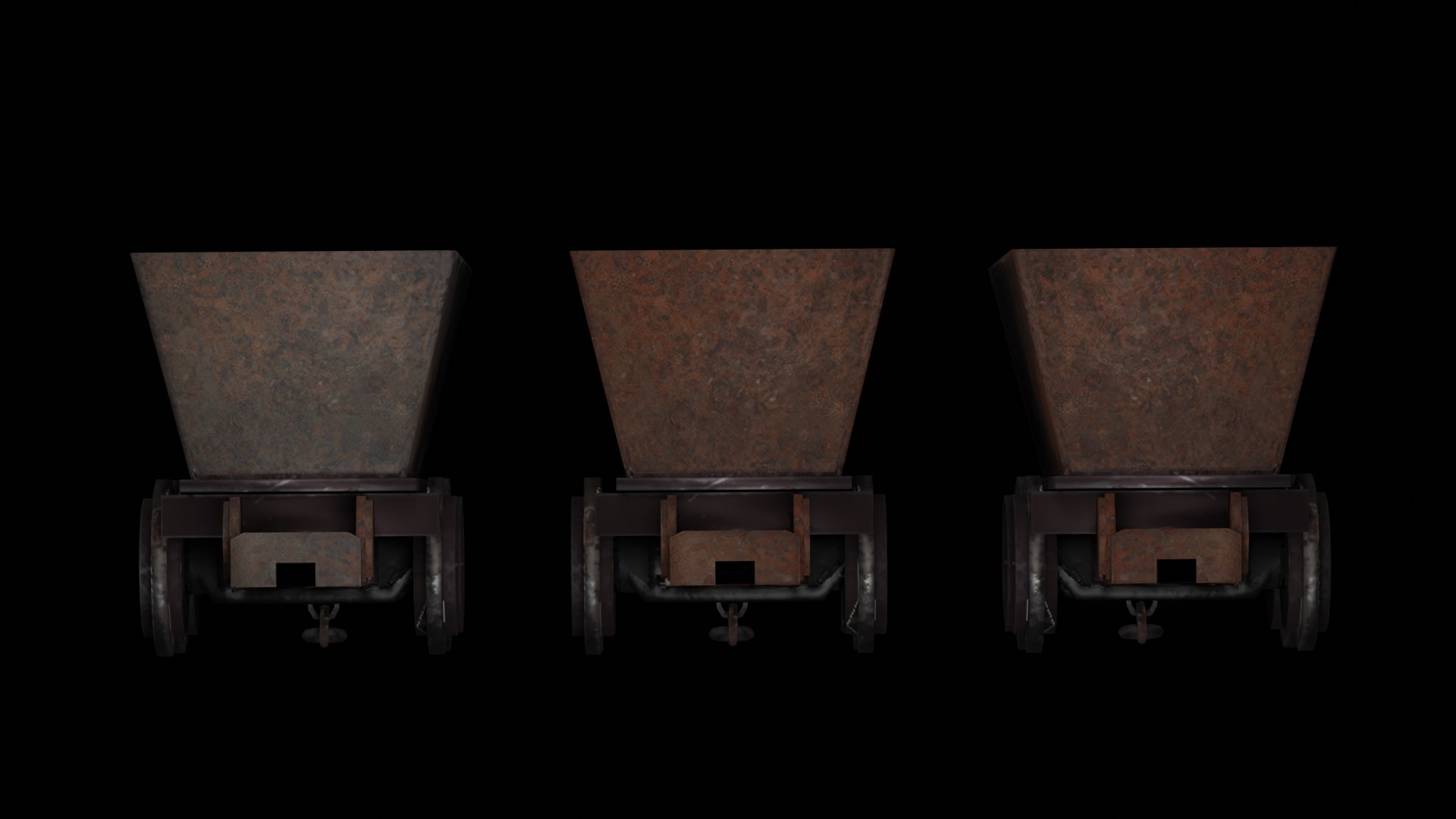 Mining Locomotive With Minecart 3D Model - TurboSquid 1832528