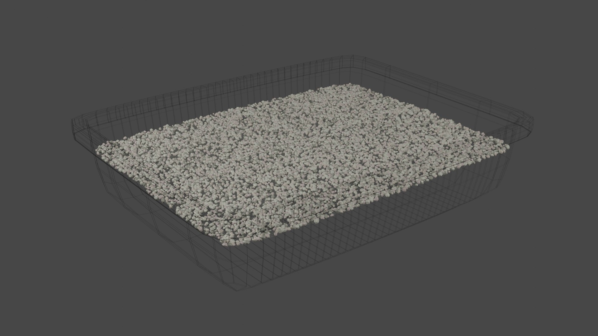 3D Litter Box Cat Model - TurboSquid 1397633