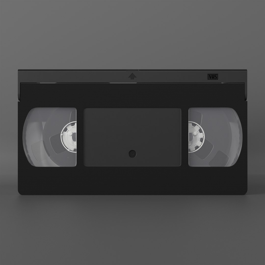 Videocassette VHS Magnetic Tape Model - TurboSquid 1905928
