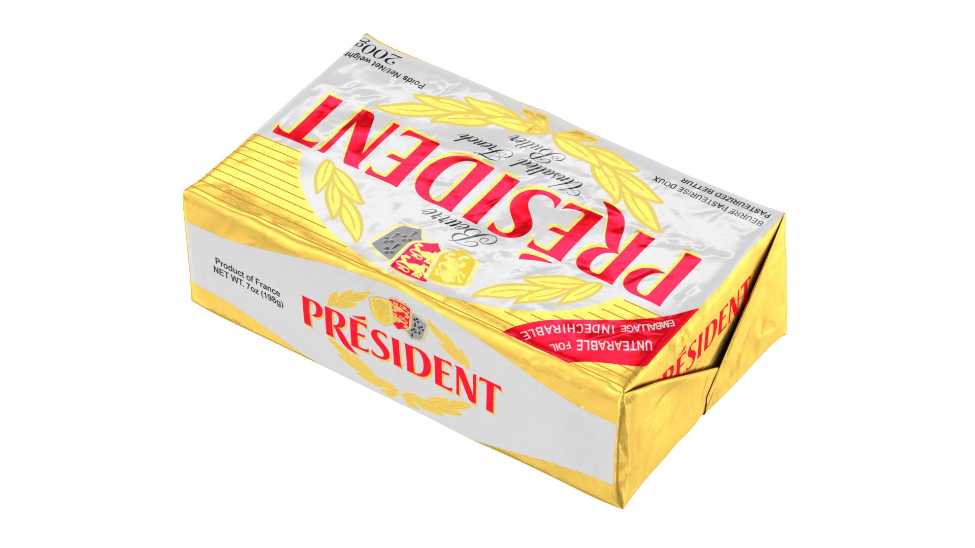 3D model President Unsalted French Butter - TurboSquid 1724508