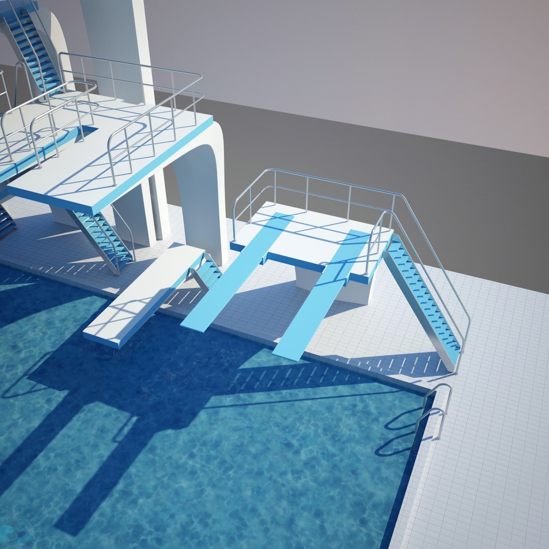 Diving Exterior Interior 3d Model