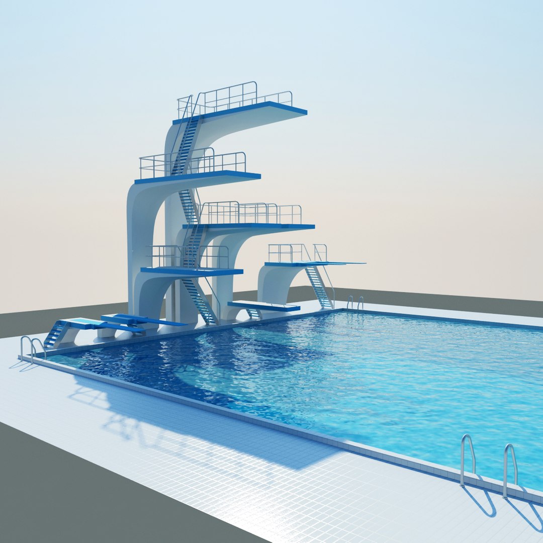 Diving Exterior Interior 3d Model