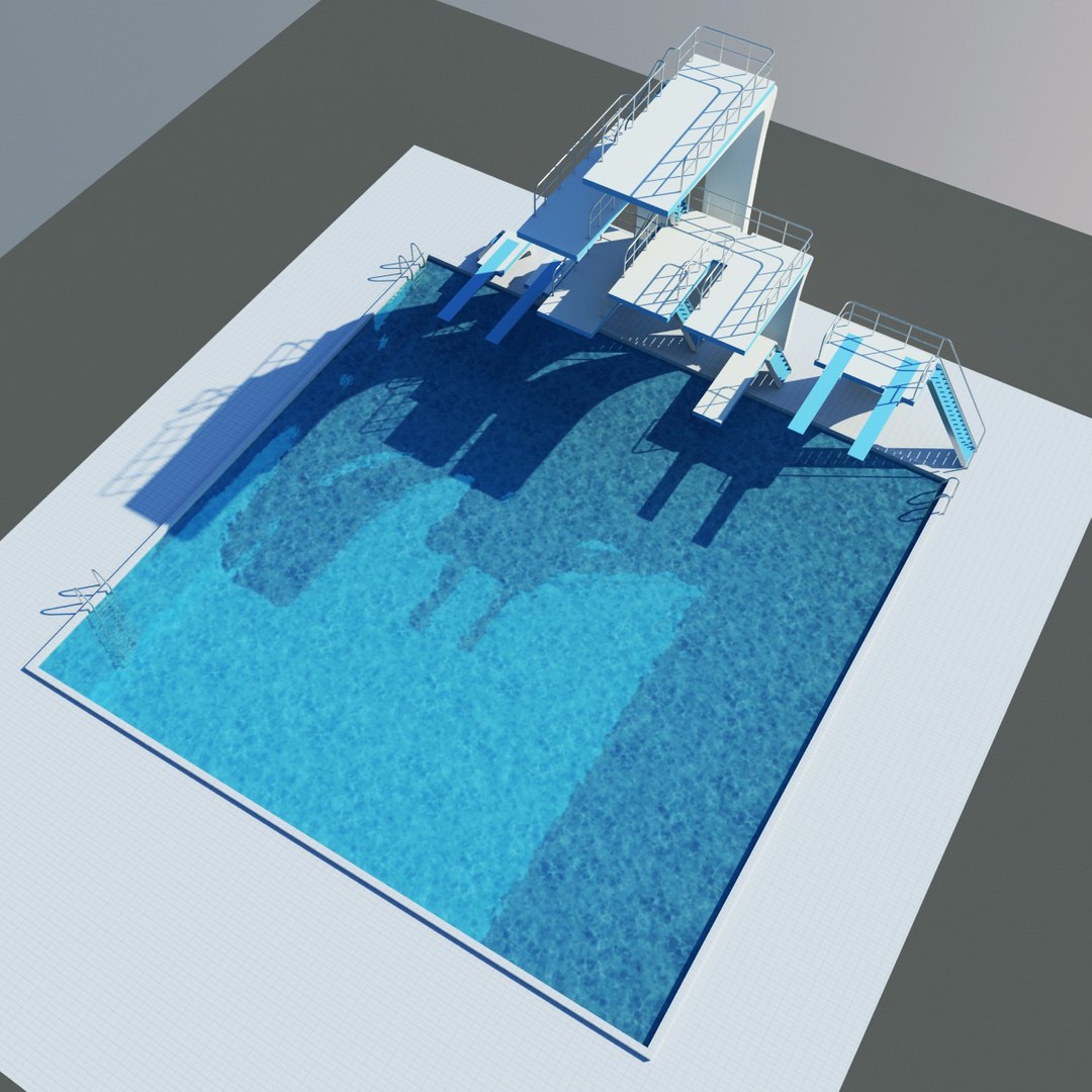 Diving Exterior Interior 3d Model
