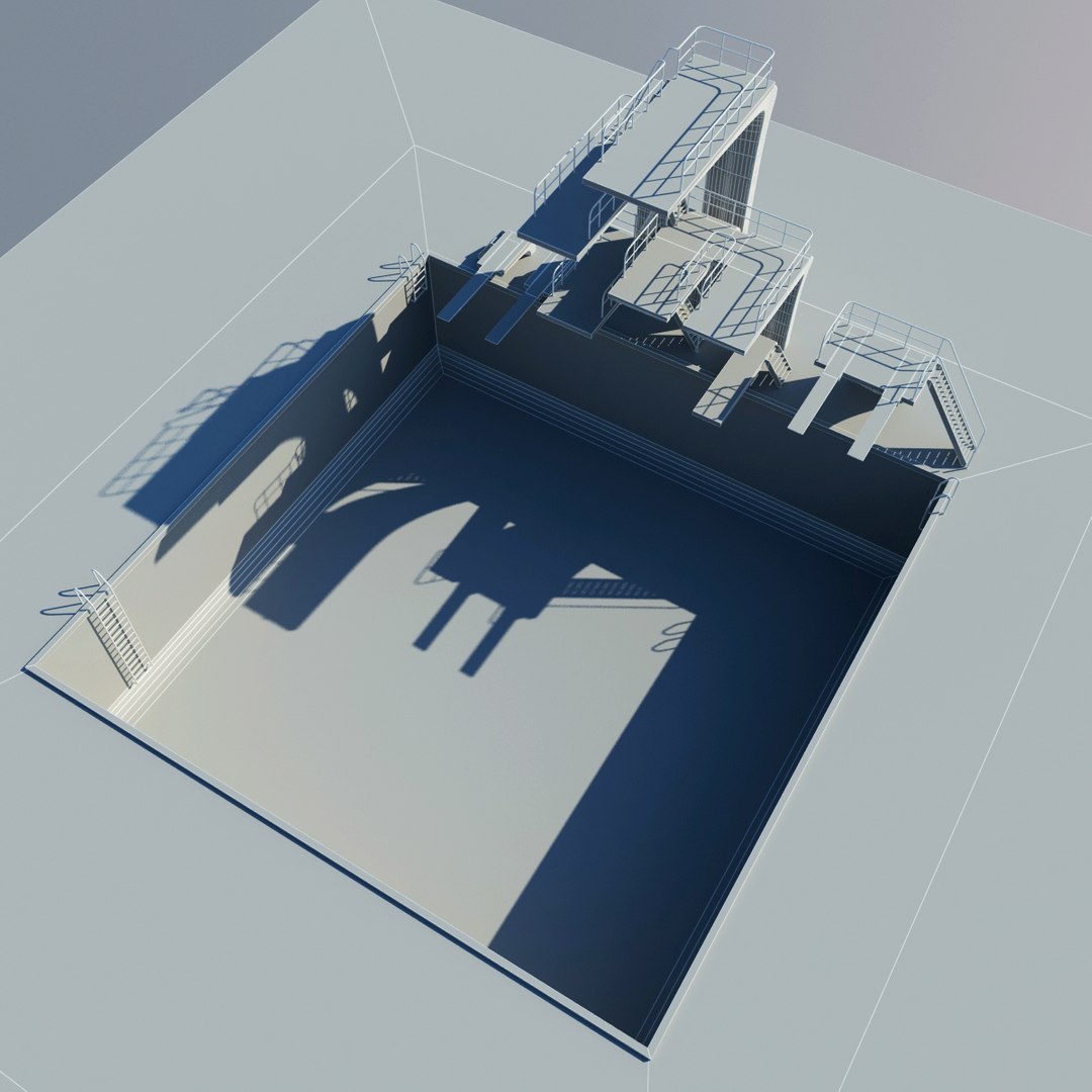 Diving Exterior Interior 3d Model