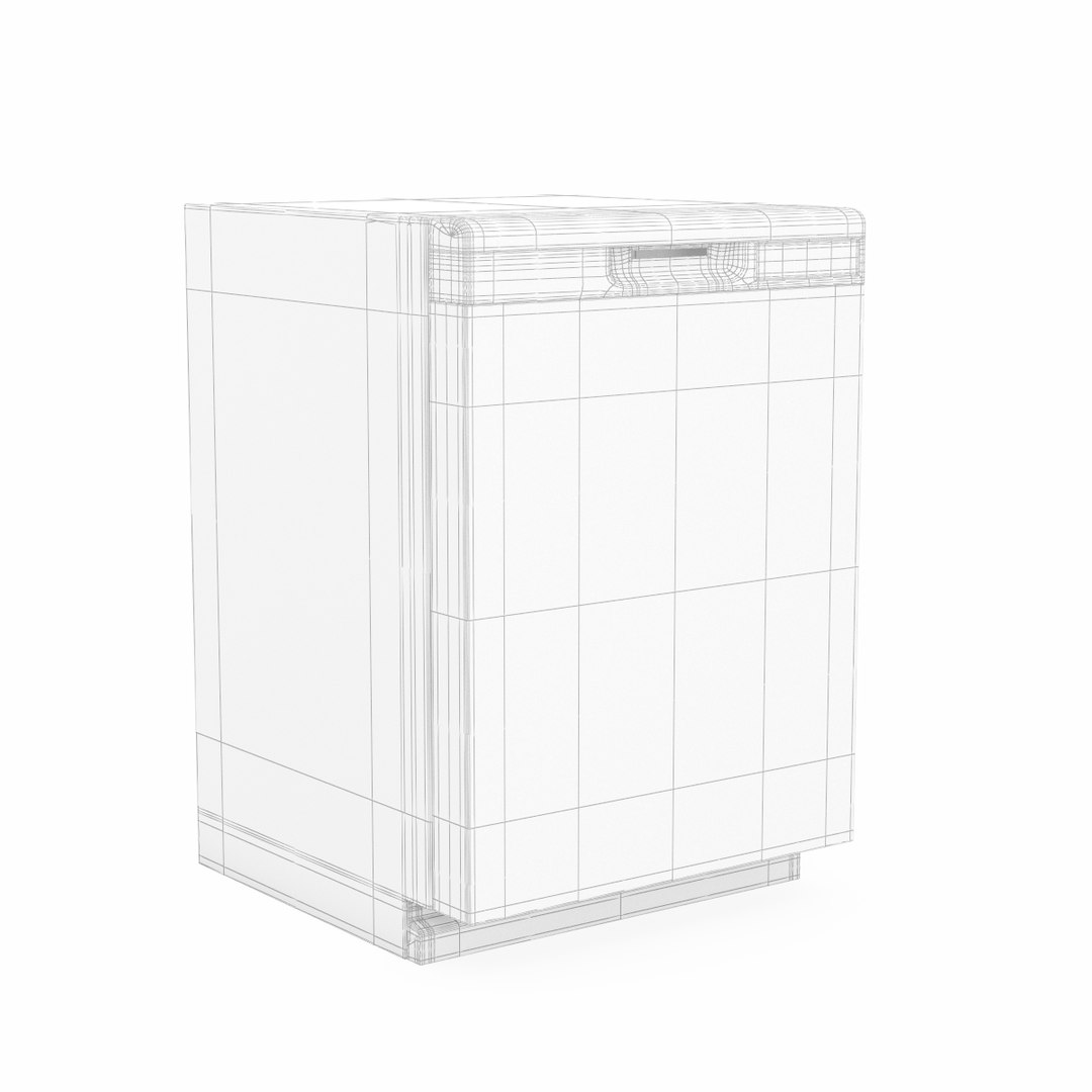 3D GE Dishwasher With Front Controls GDF535PSRSS - TurboSquid 2087854