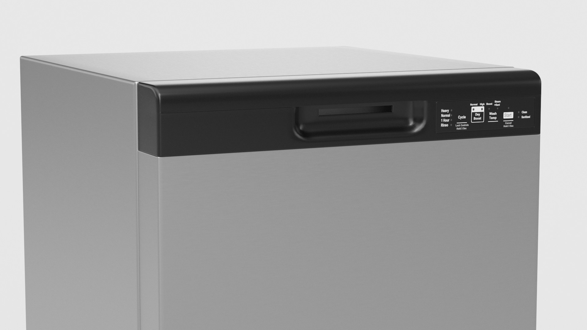 3D GE Dishwasher With Front Controls GDF535PSRSS - TurboSquid 2087854
