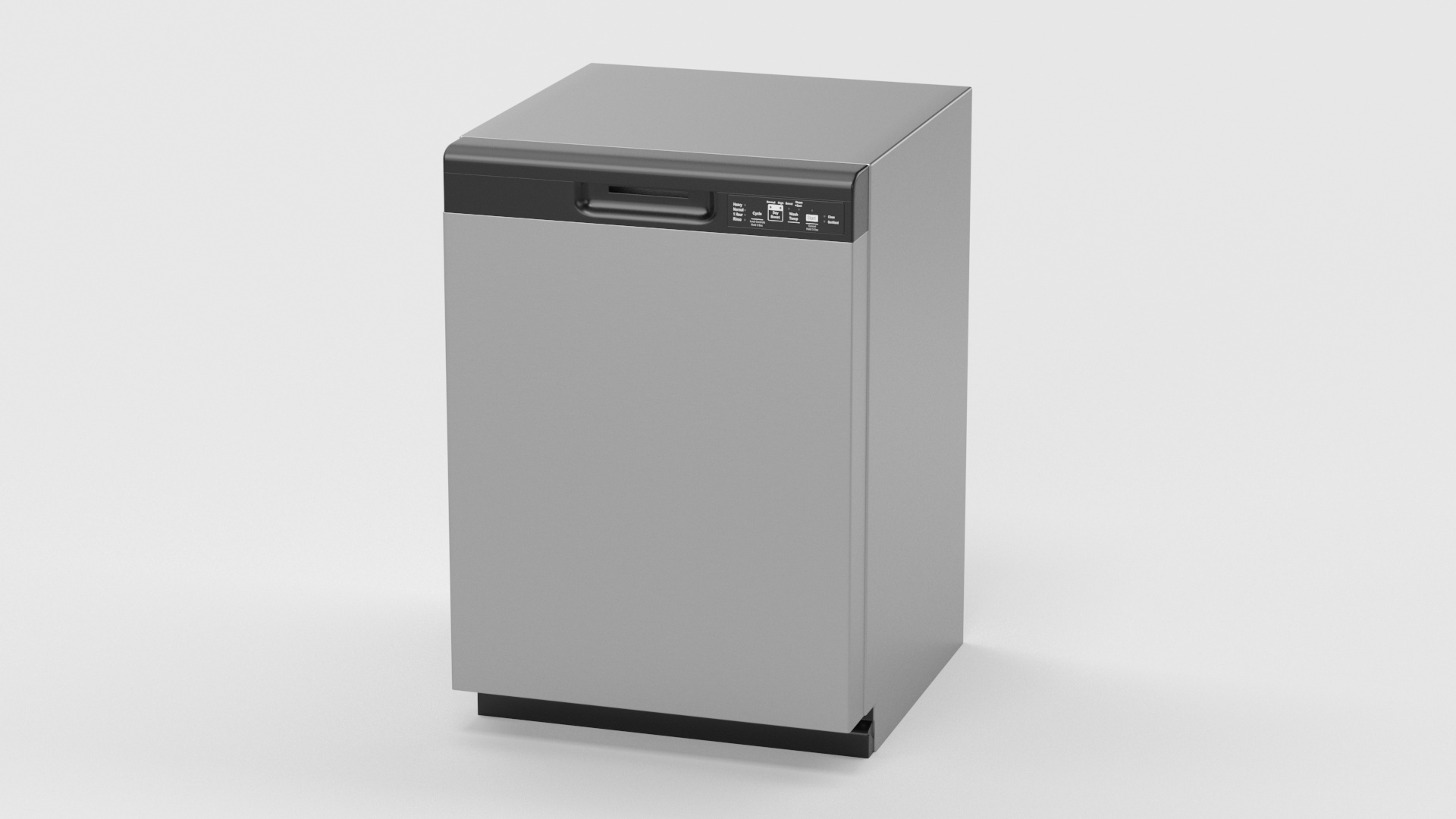 3D GE Dishwasher With Front Controls GDF535PSRSS - TurboSquid 2087854