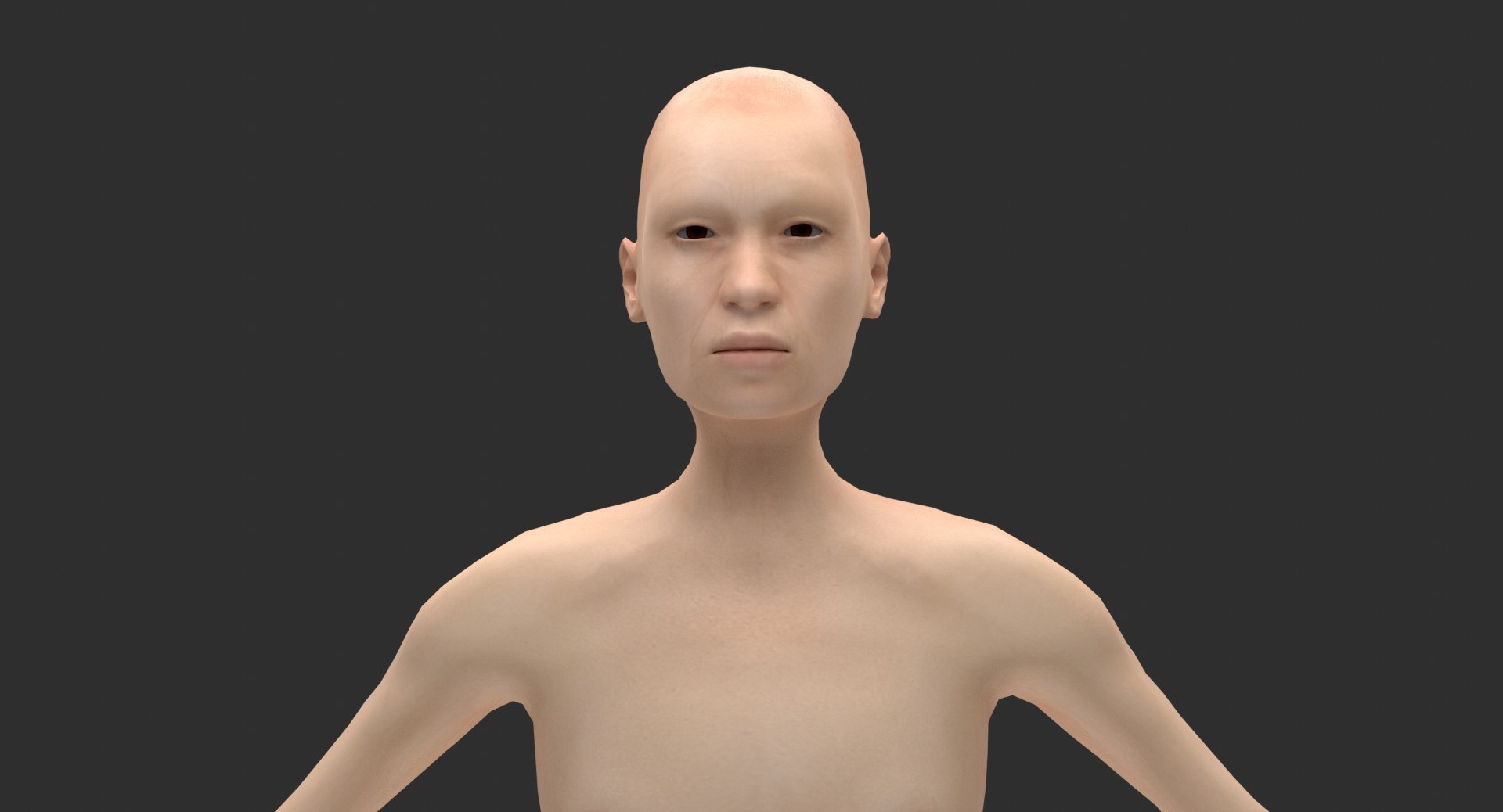 3D realistic skinny man 3D - TurboSquid 2141104