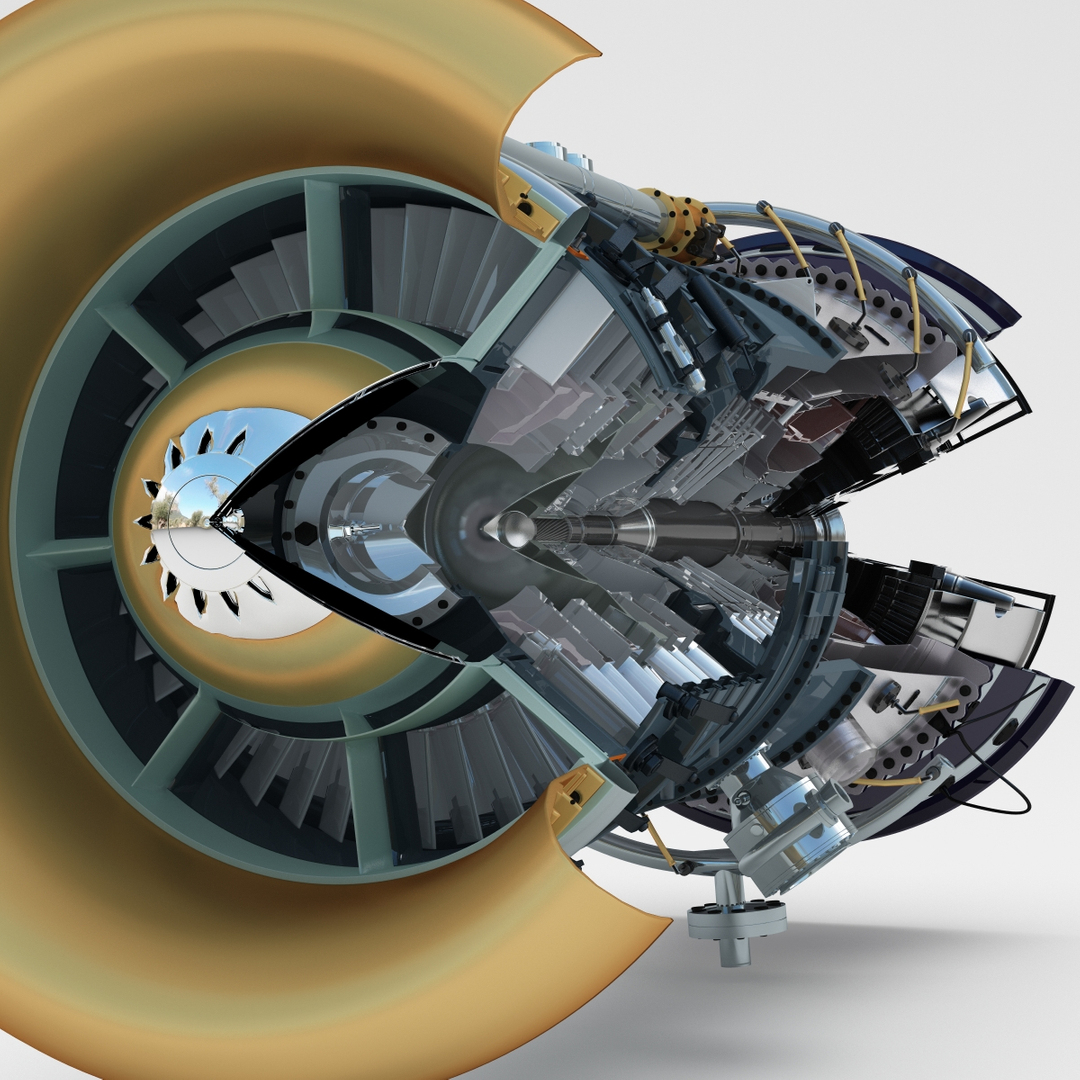 Aeronave Jet Turbine 3 Modelo 3D - TurboSquid 761660