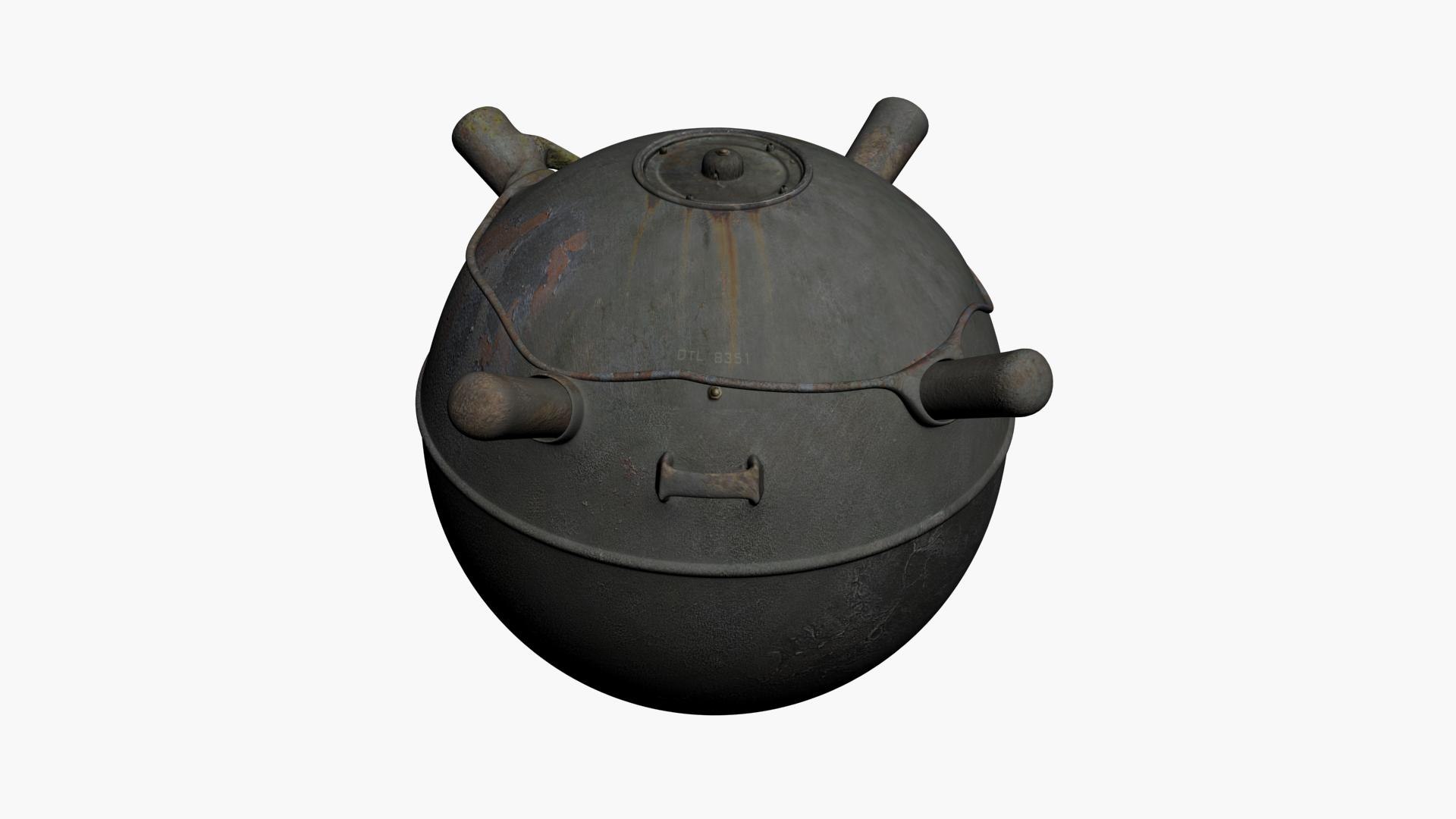 3D Sea Mine Model - TurboSquid 2060231