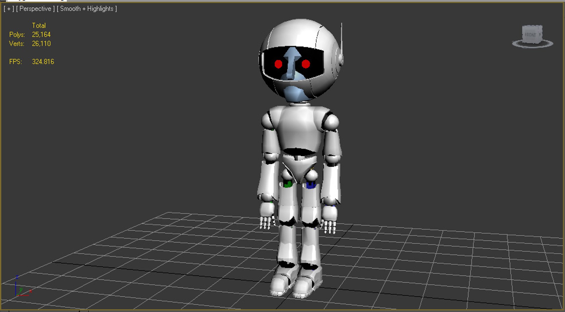 Robot rigged biped 3D model - TurboSquid 1220504