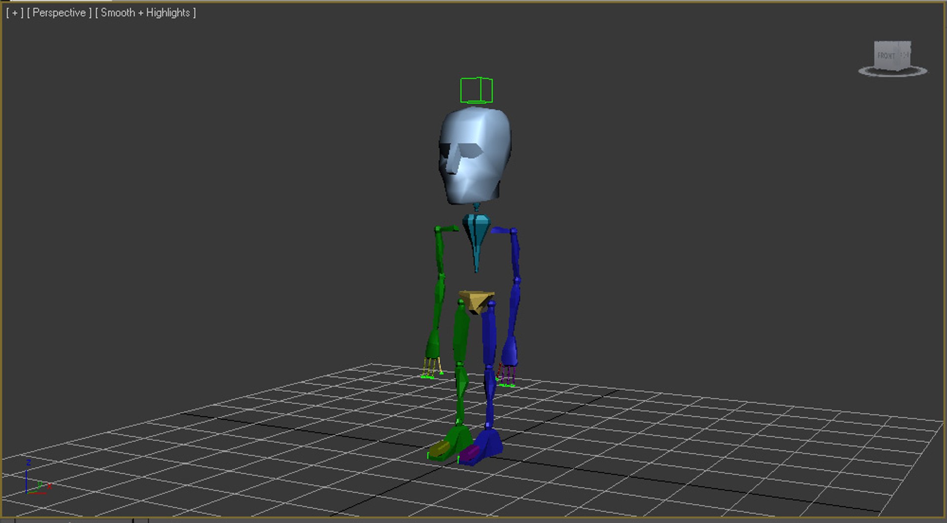 Robot rigged biped 3D model - TurboSquid 1220504