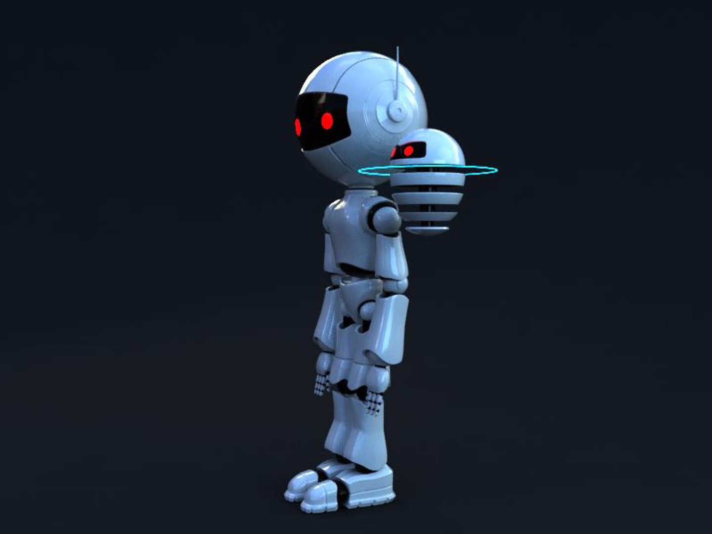 Robot Rigged Biped 3D Model - TurboSquid 1220504