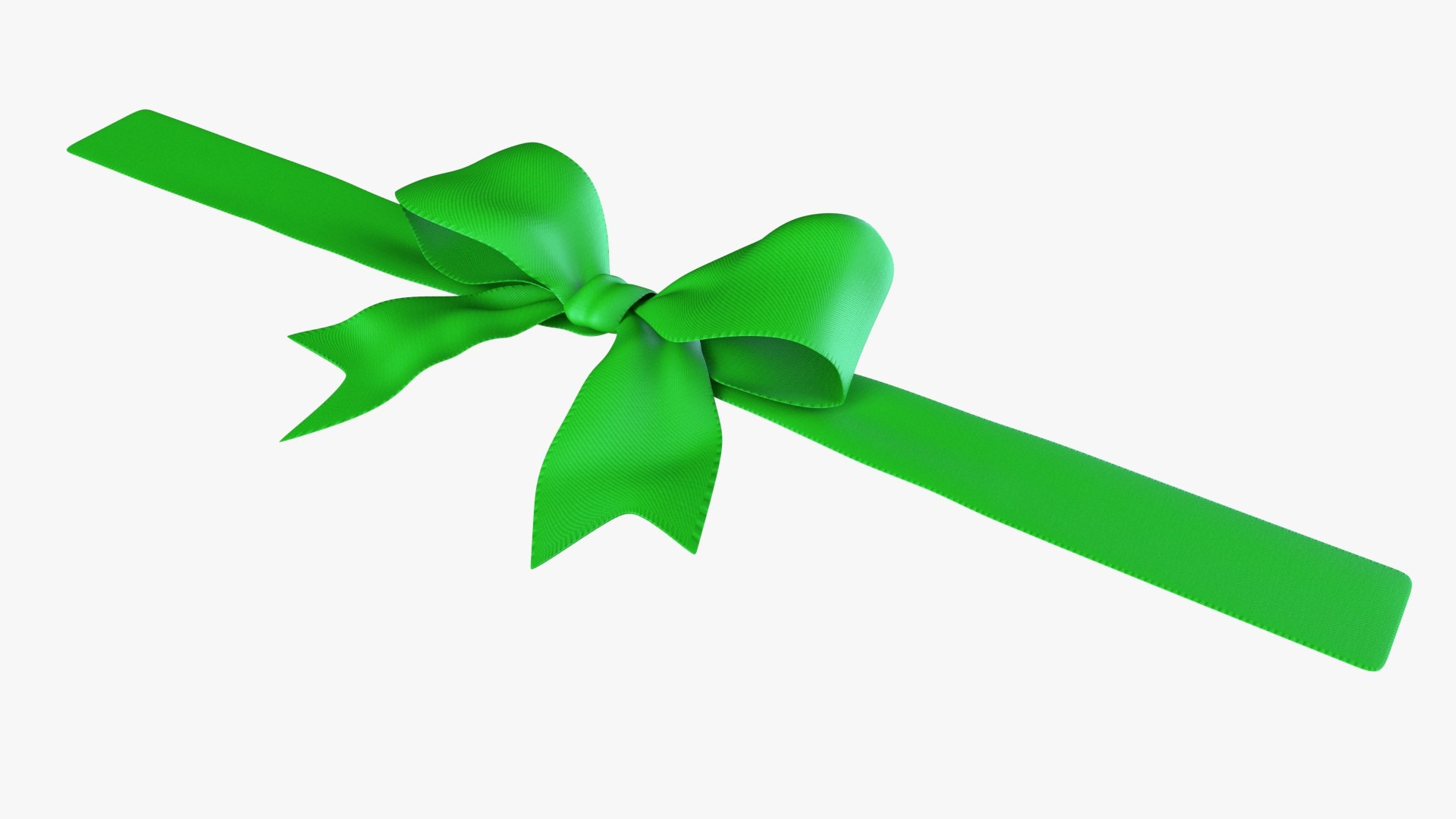 Animated Christmas Ribbon Bow Untie 3D Model - TurboSquid 1813624