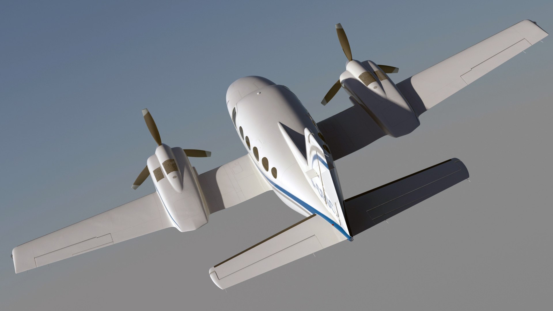 3d model cessna 421 golden