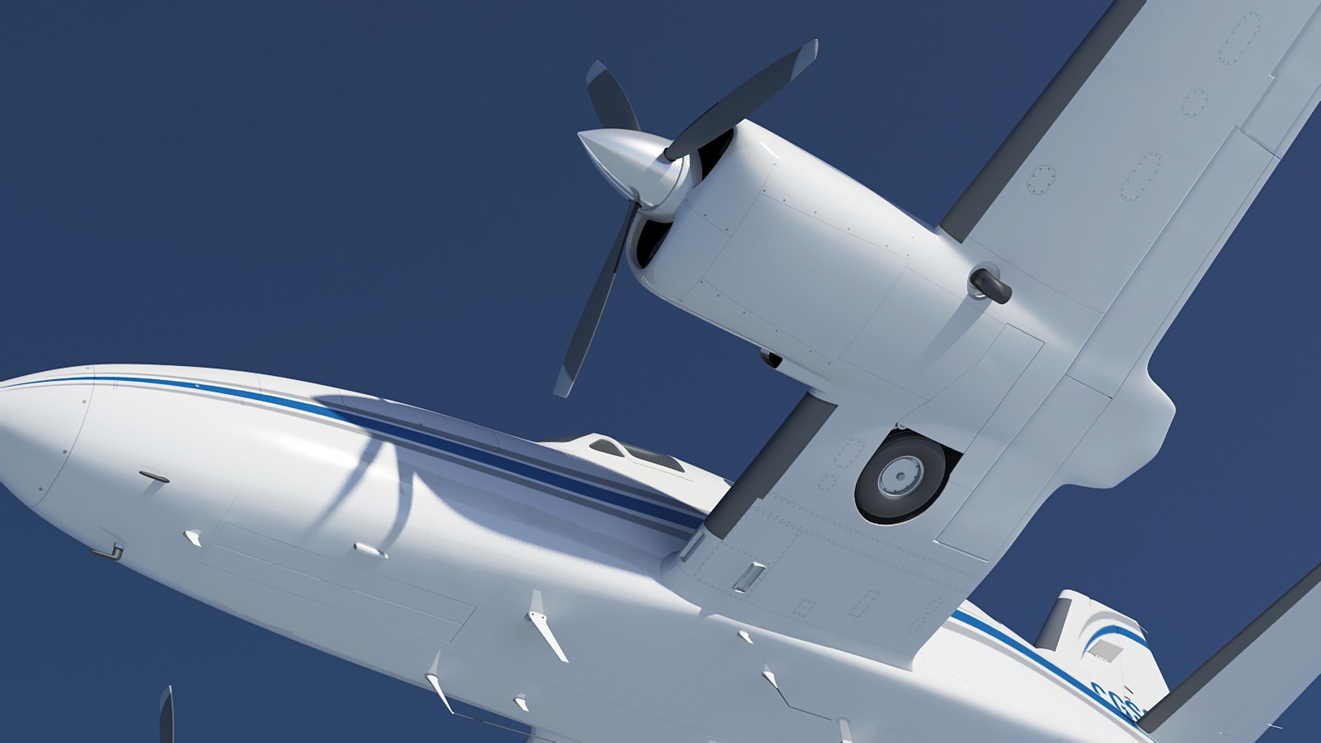 3d model cessna 421 golden