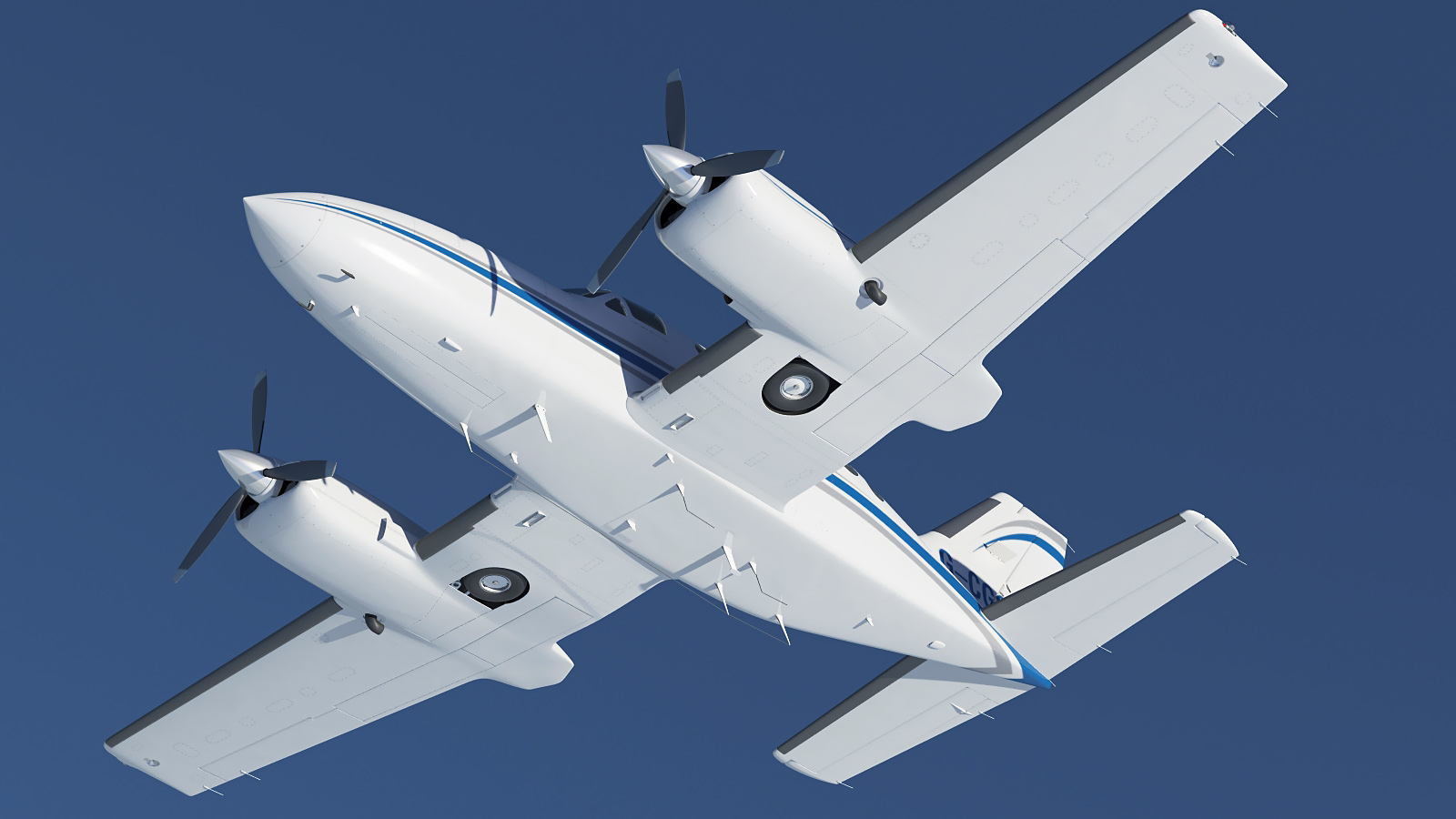 3d model cessna 421 golden