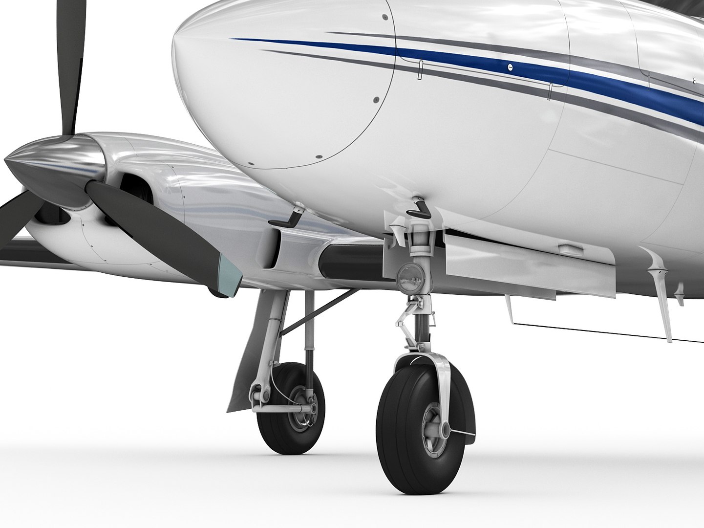 3d model cessna 421 golden