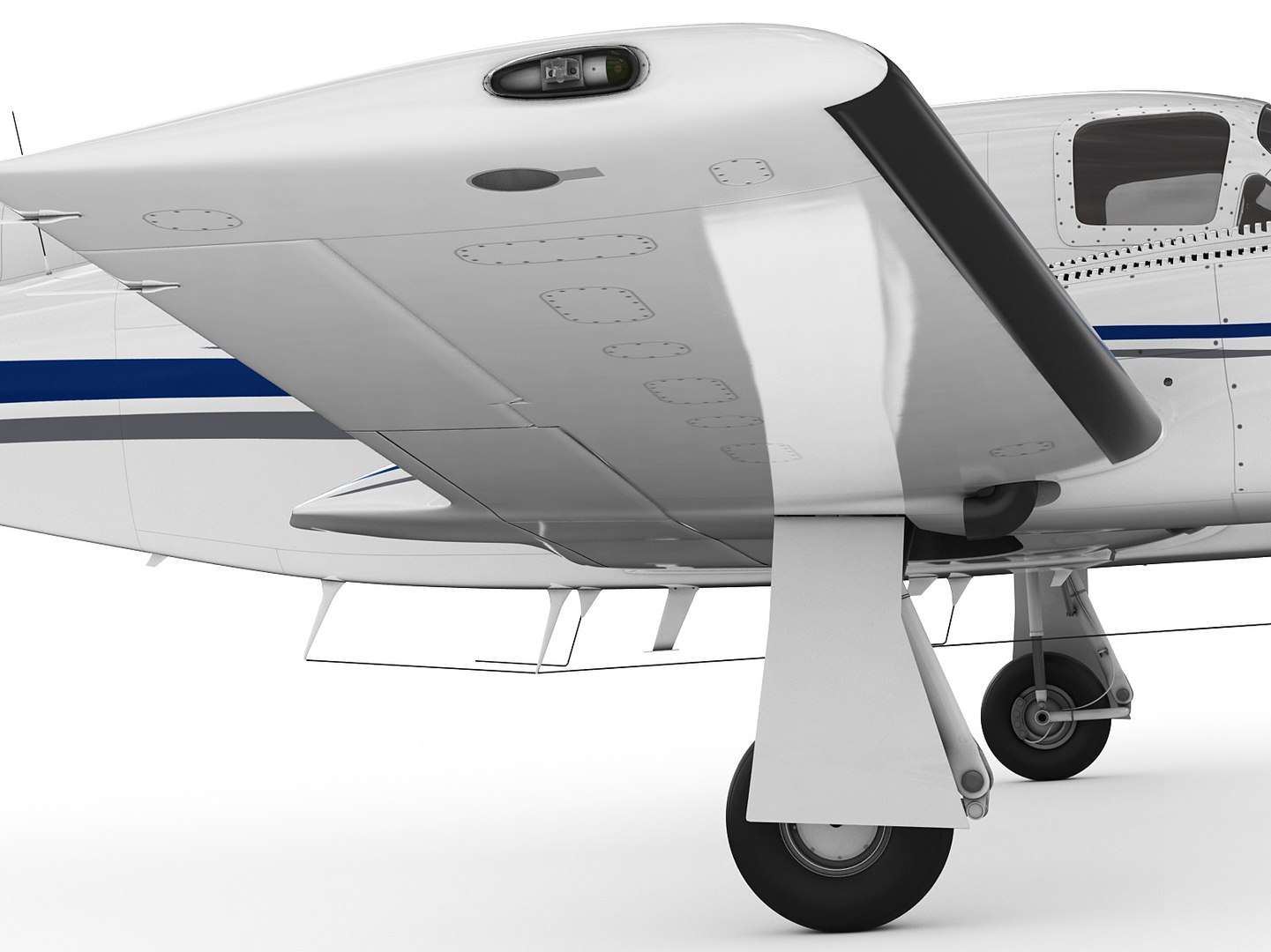 3d model cessna 421 golden