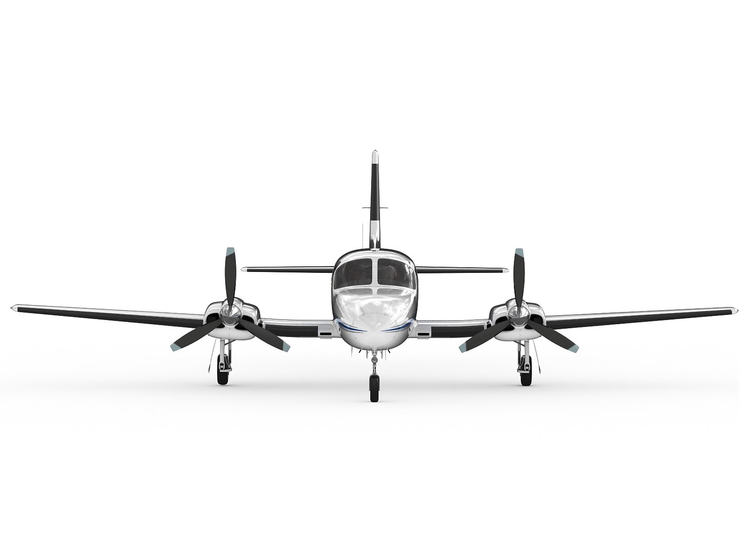 3d model cessna 421 golden