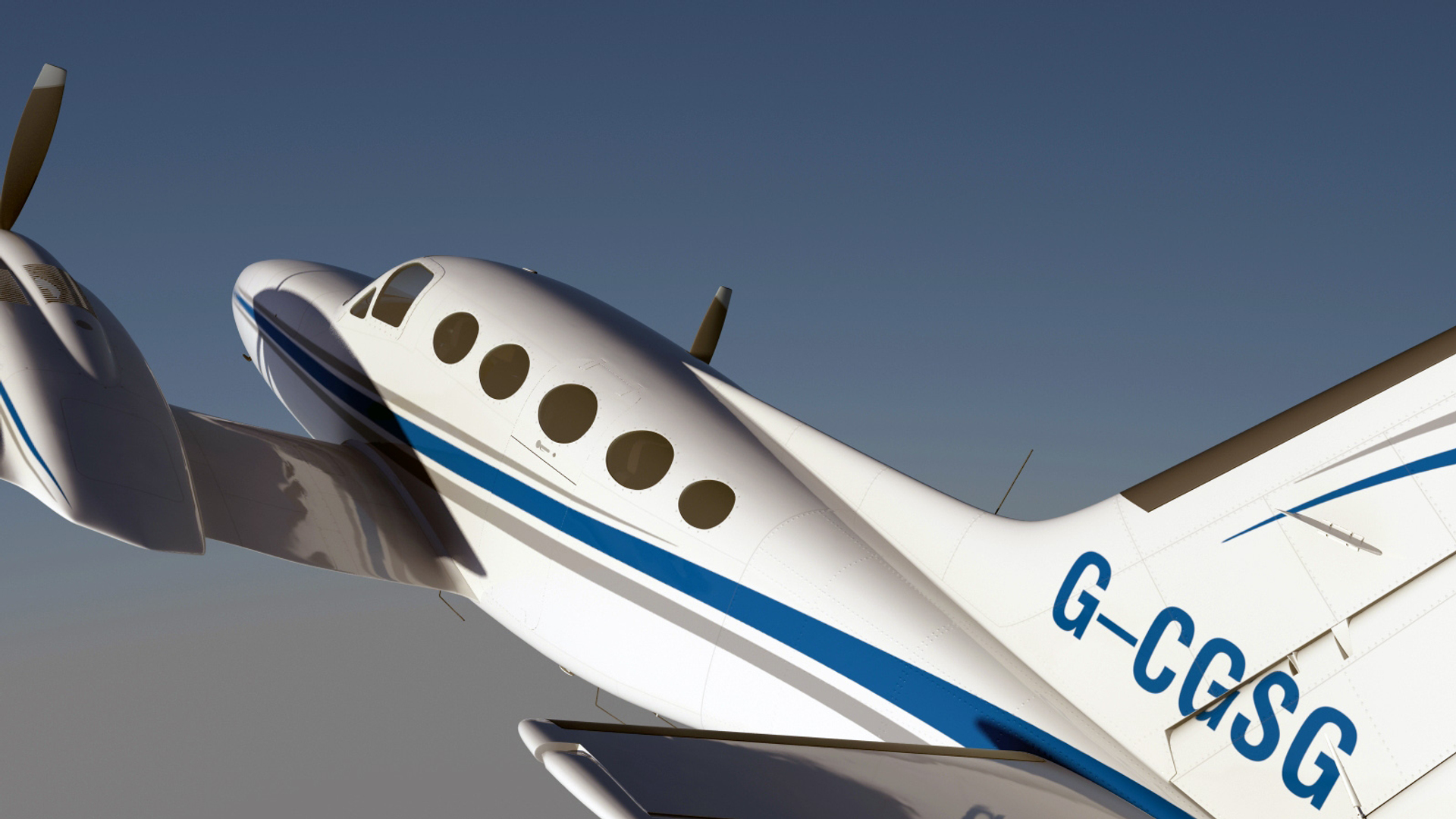 3d model cessna 421 golden