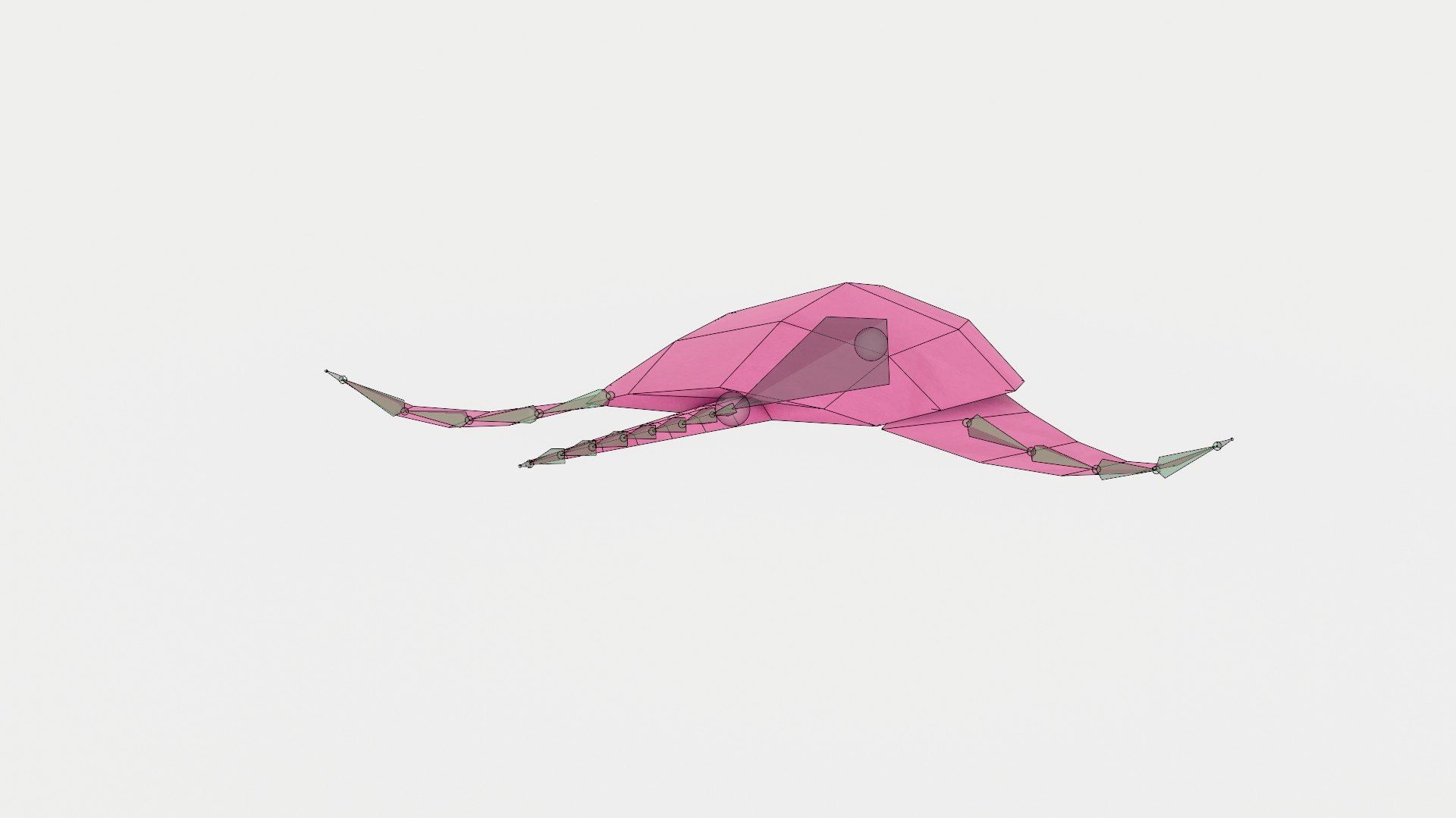 Origami Stingray Model - TurboSquid 2320375