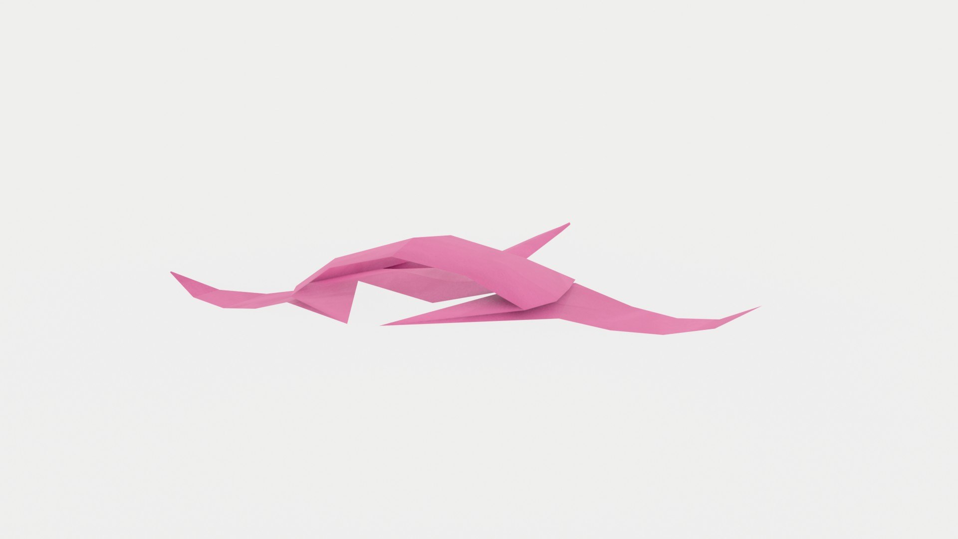 Origami Stingray Model - TurboSquid 2320375