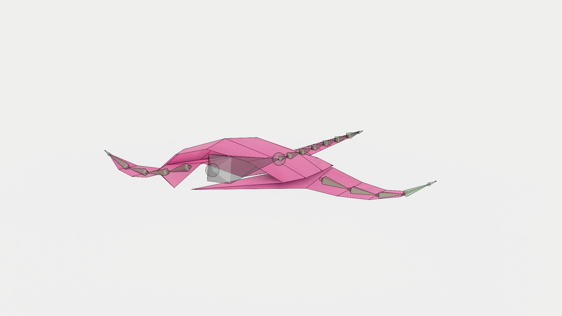 Origami Stingray Model - TurboSquid 2320375