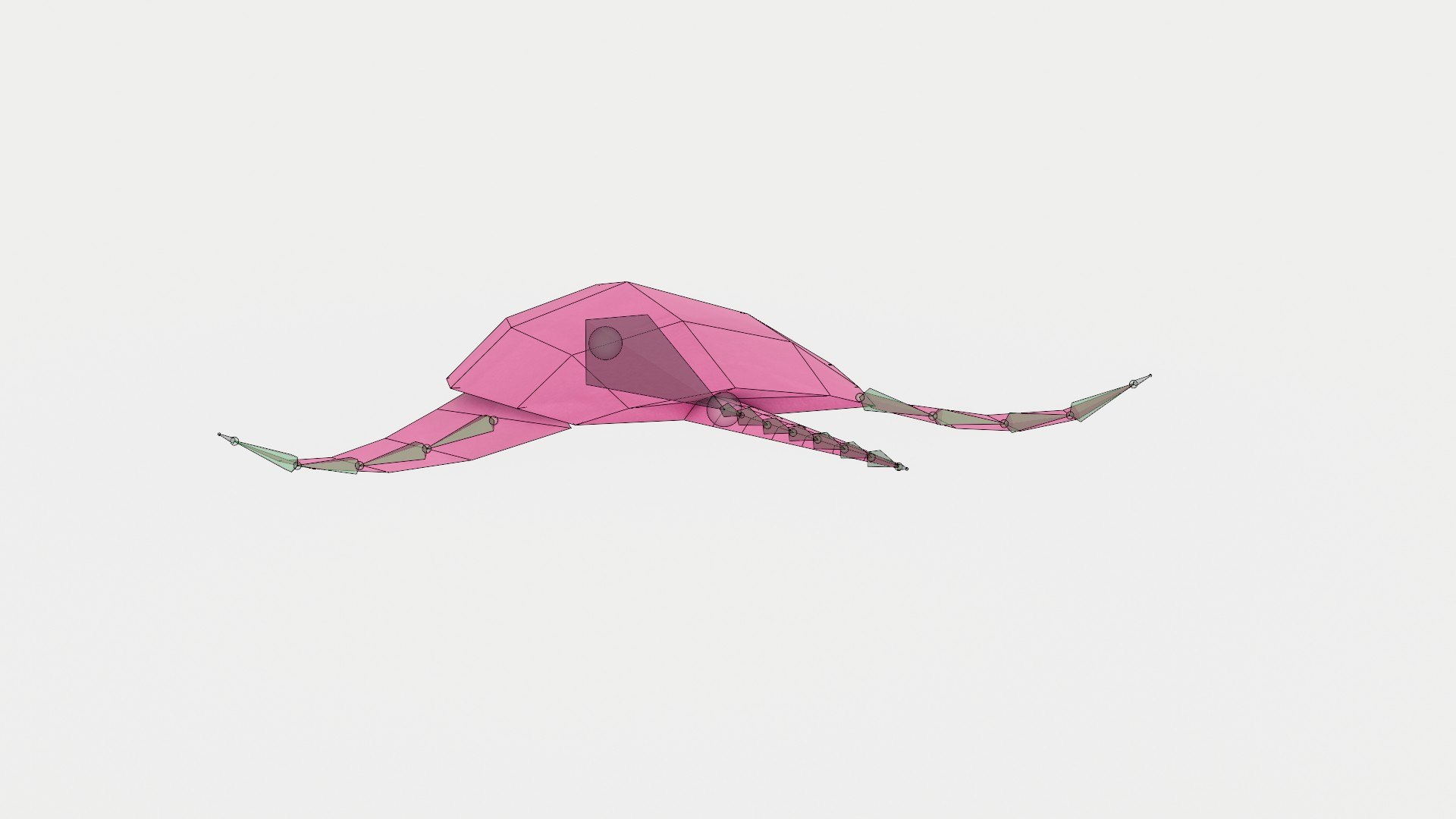 Origami Stingray Model - TurboSquid 2320375
