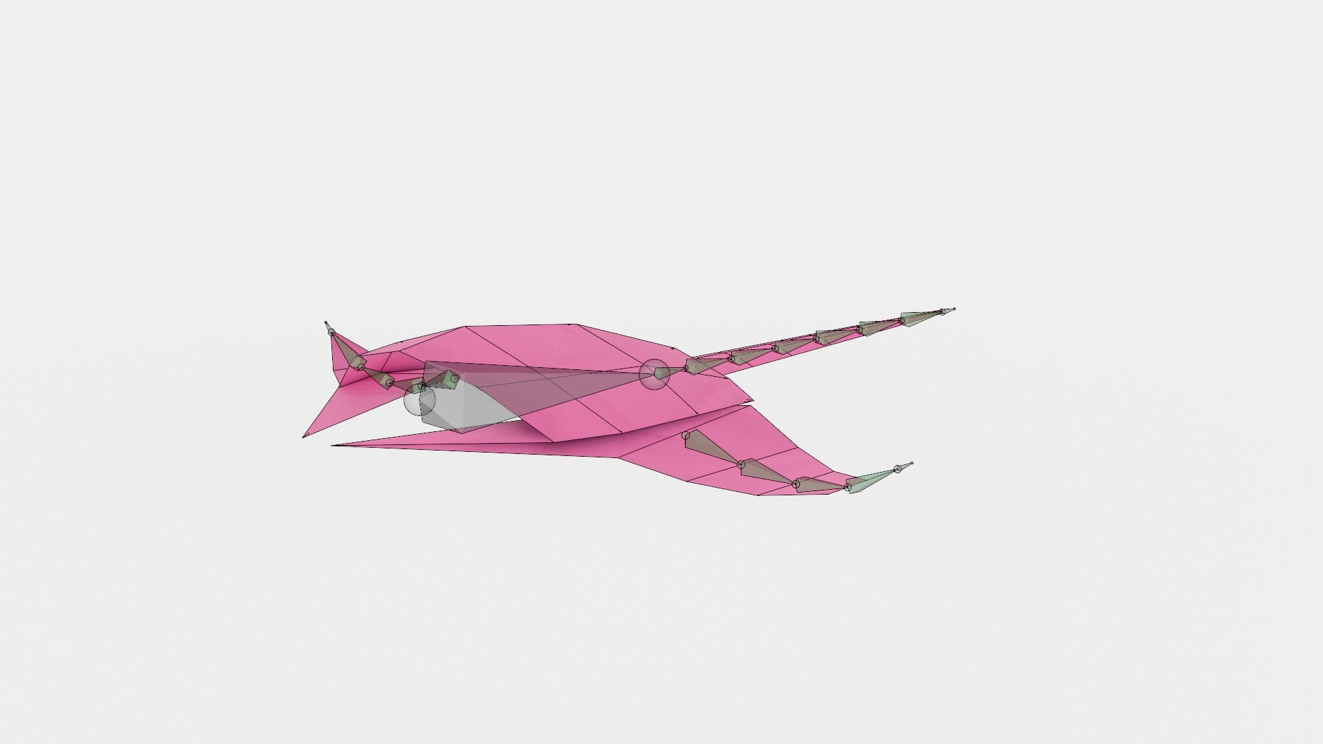 Origami Stingray Model - TurboSquid 2320375