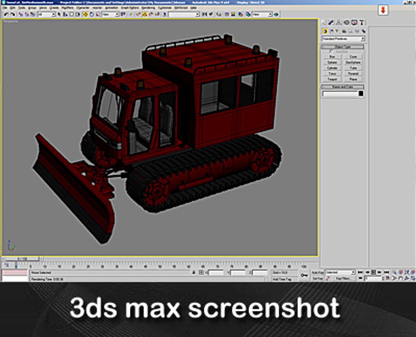 3d snowplow plow snow model