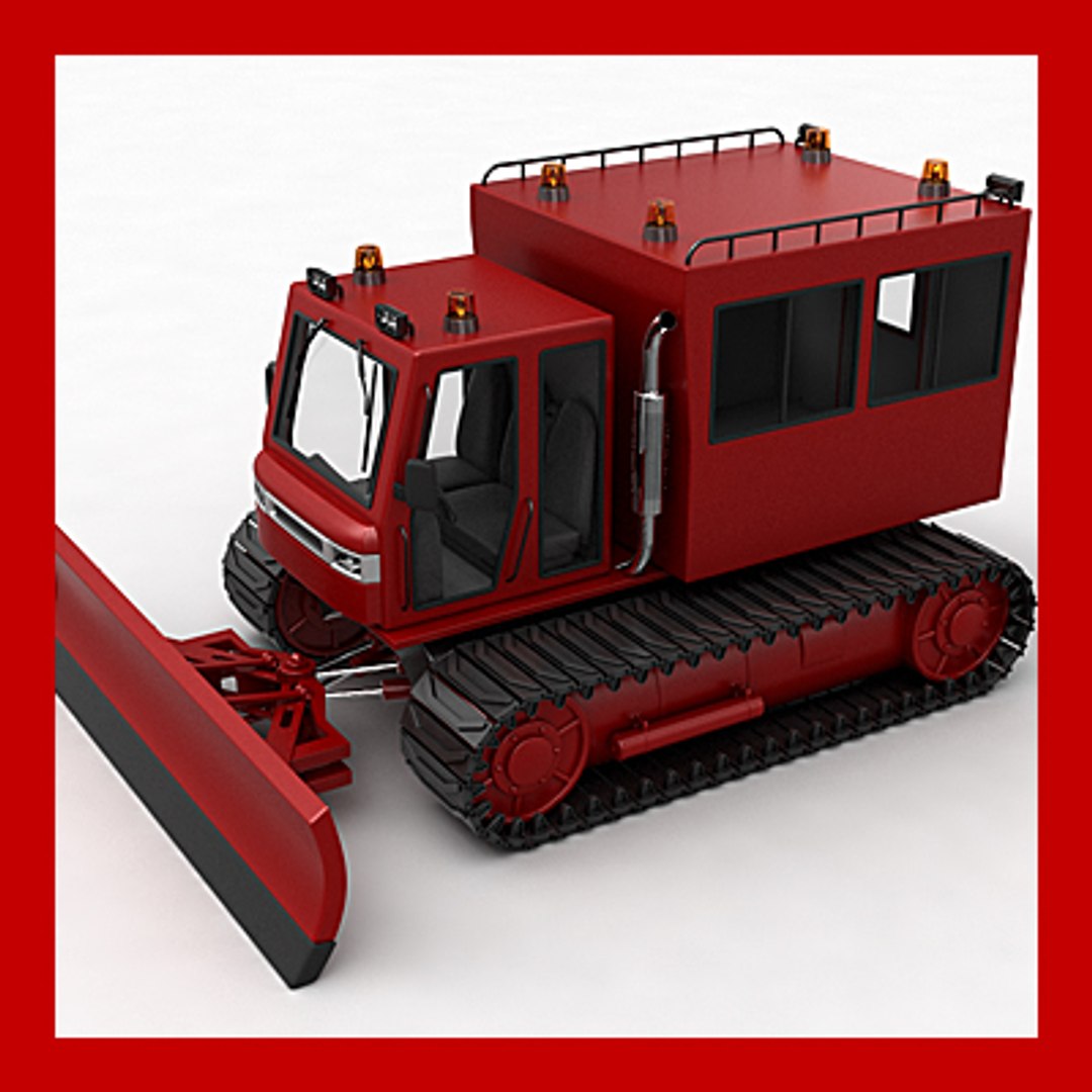 3d snowplow plow snow model