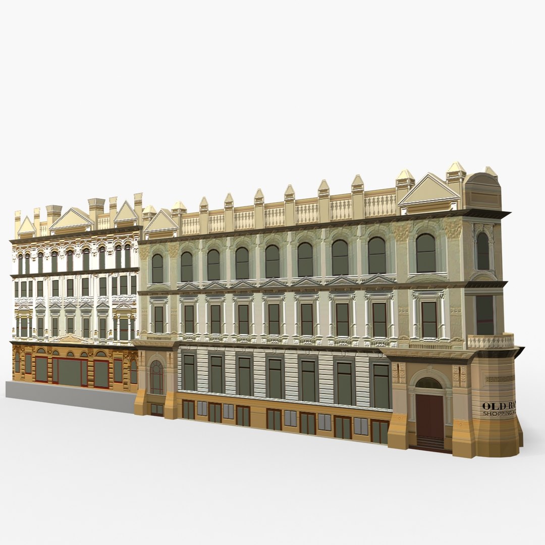 Old Bank Arcade 3D Model - TurboSquid 1306420