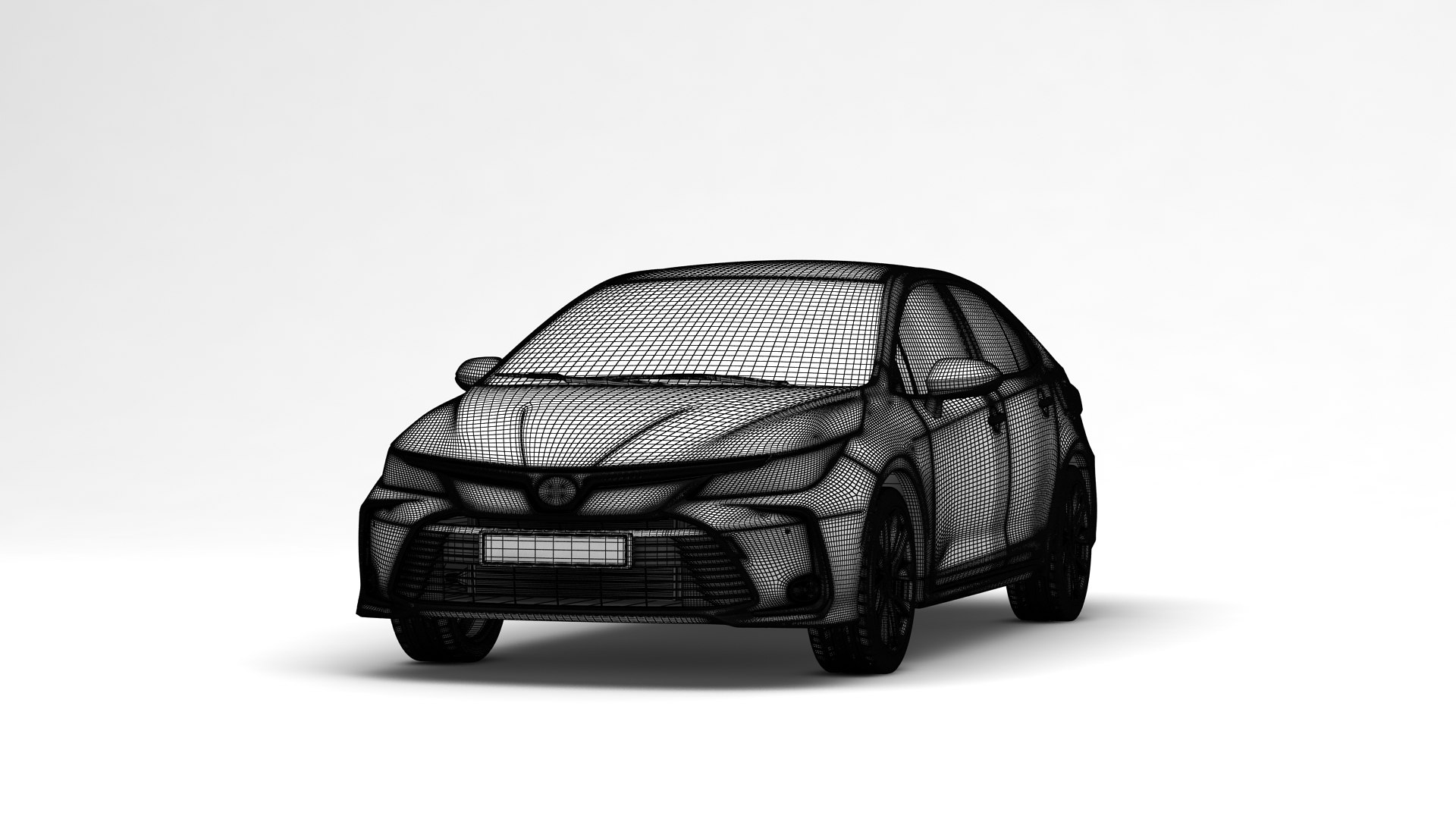 3D Toyota Corolla Sedan Model - TurboSquid 1839452