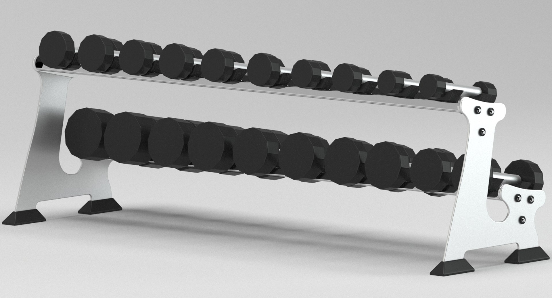 Gym Rack 3D Model - TurboSquid 1499242