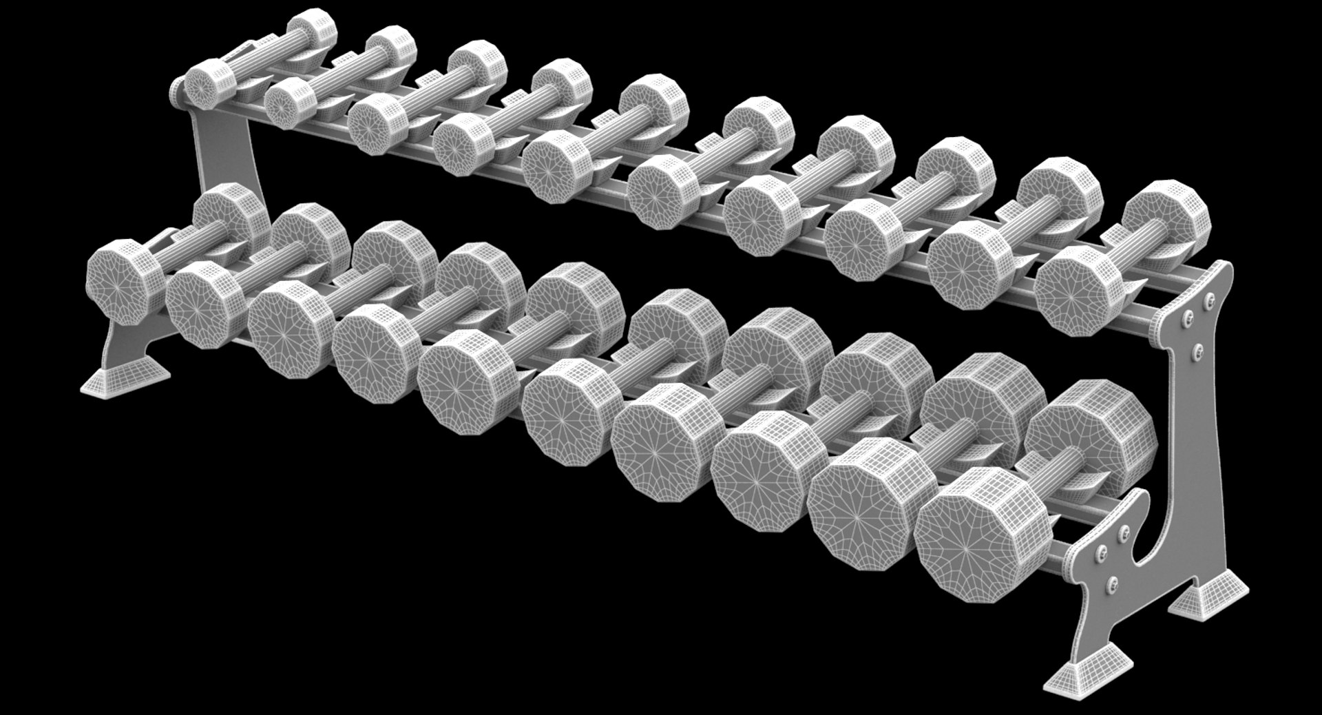 Gym Rack 3D Model - TurboSquid 1499242