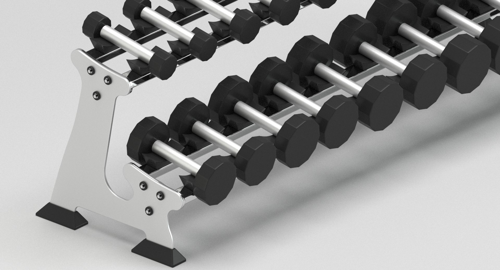 Gym Rack 3D Model - TurboSquid 1499242