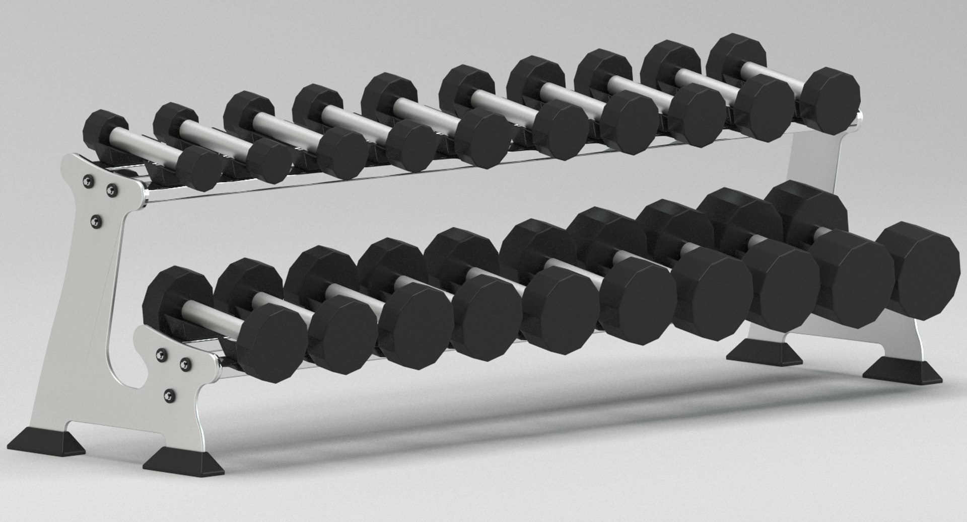 Gym Rack 3D Model - TurboSquid 1499242