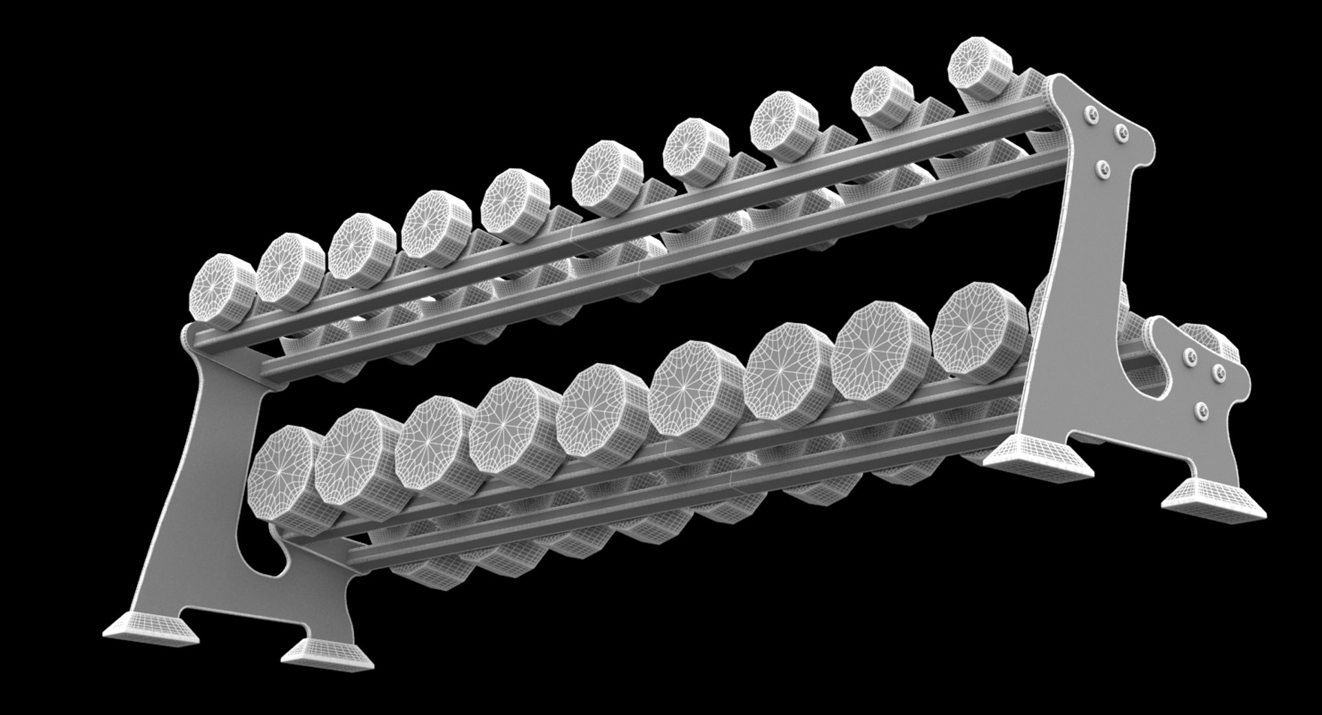 Gym Rack 3D Model - TurboSquid 1499242