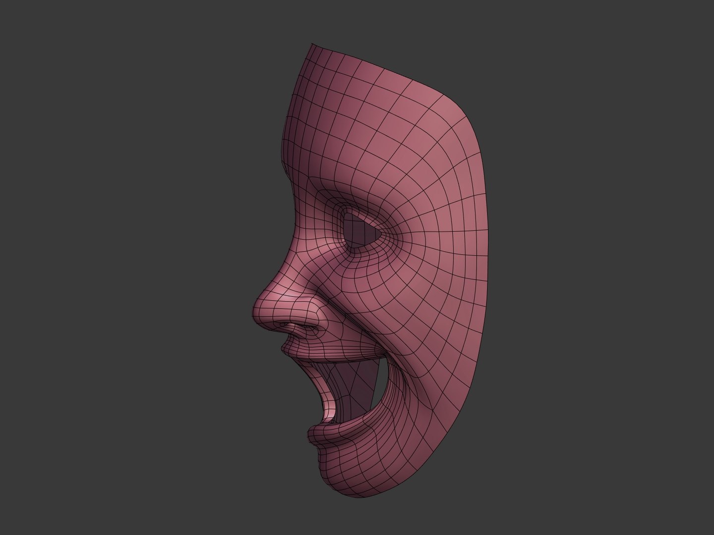 Theater Mask Model - TurboSquid 1452977