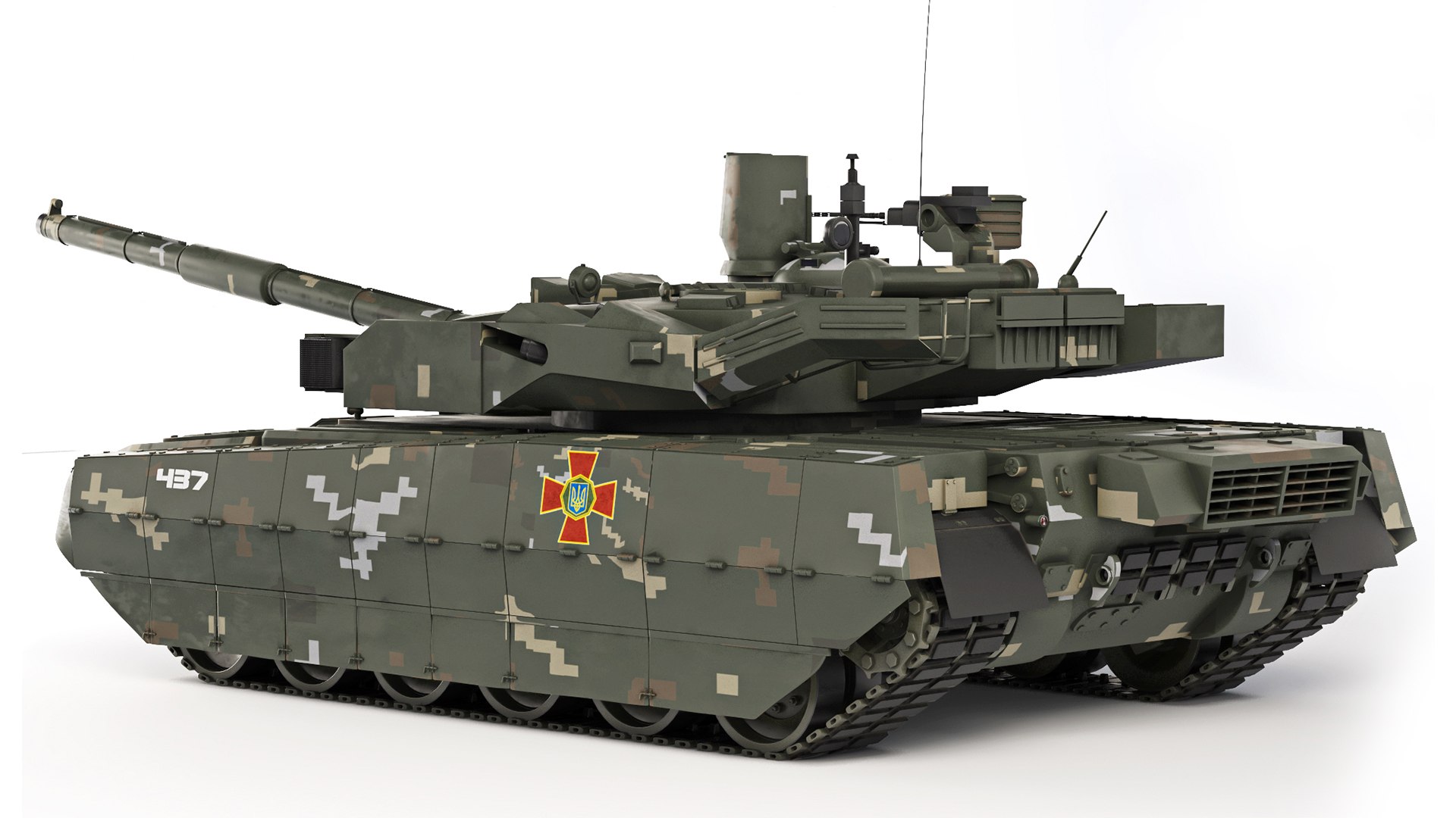 3D Tank T-84 Oplot-M 2010 - TurboSquid 1981063