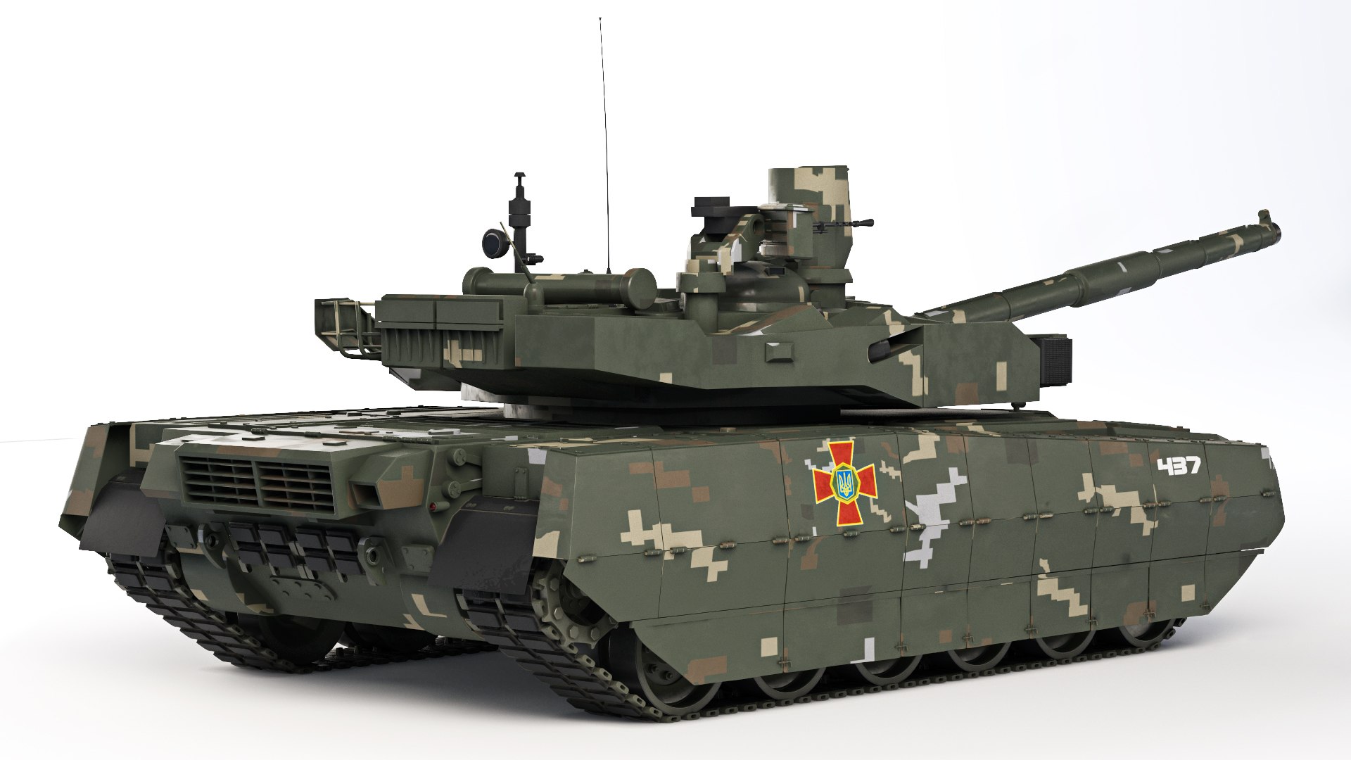 3D Tank T-84 Oplot-M 2010 - TurboSquid 1981063