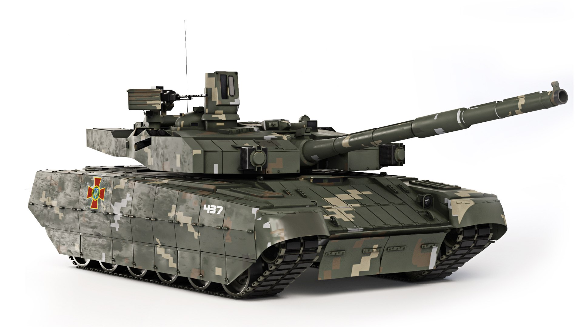 3D Tank T-84 Oplot-M 2010 - TurboSquid 1981063