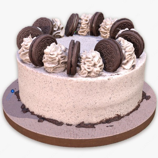 Sliced Oreo Cookie Cake 3D model - TurboSquid 1971898