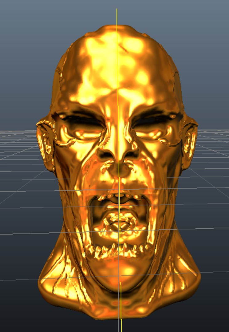 Golden Zombie Obj