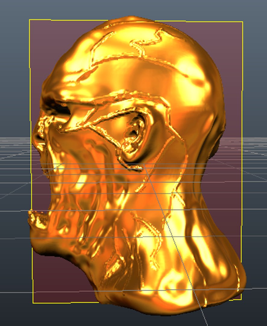 Golden Zombie Obj