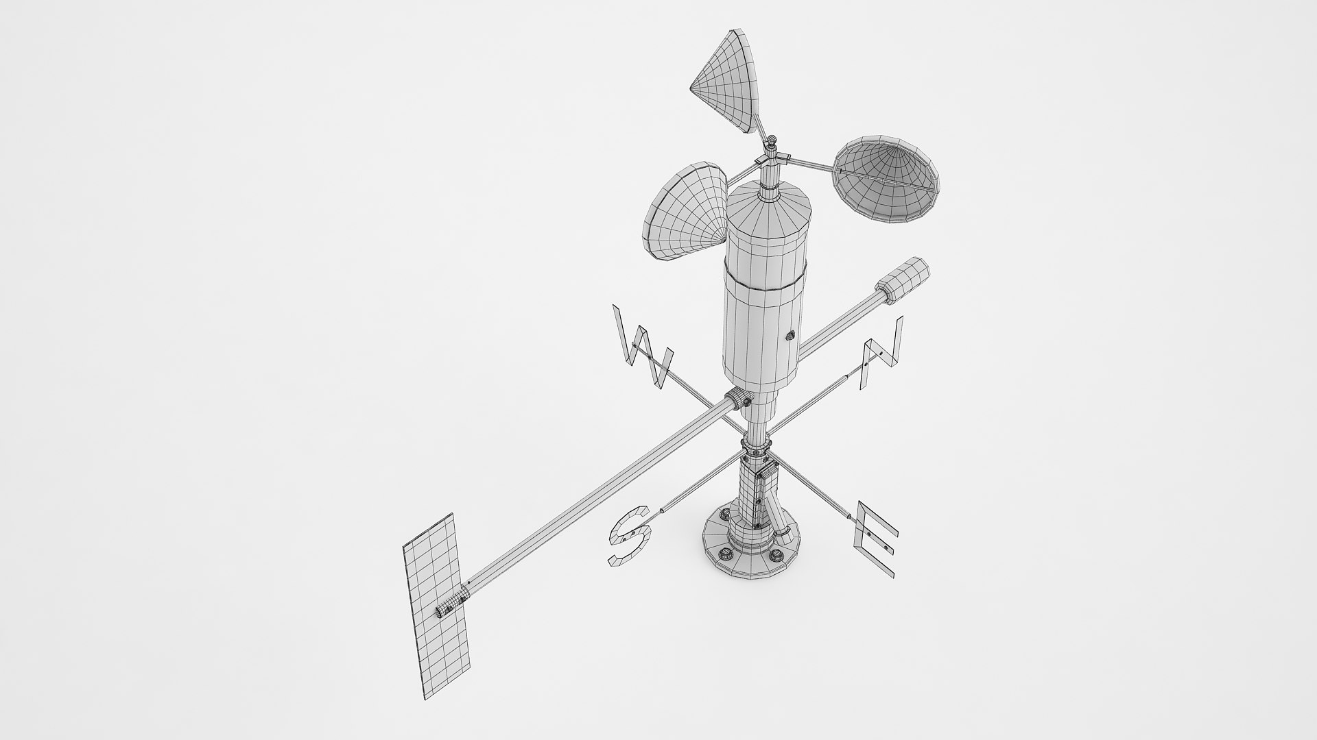 Wind speed sensor 3D model - TurboSquid 1712675