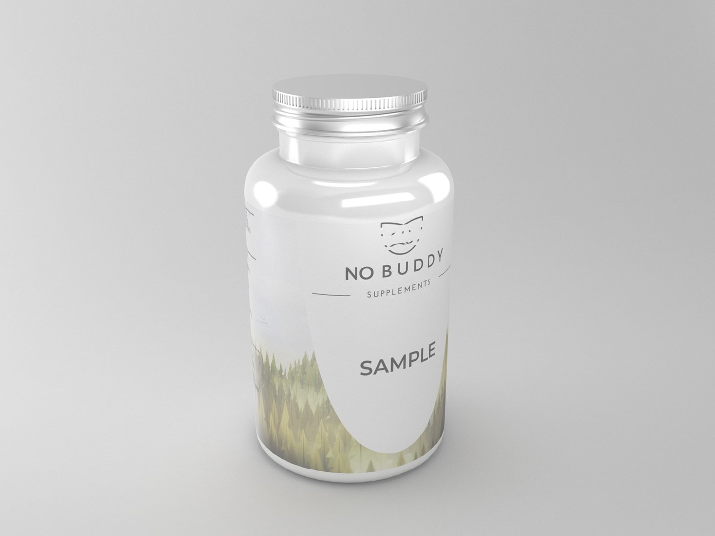 Supplement Bottle - Supplement Box- Ready To Render- 3dsMax Vray 3D ...