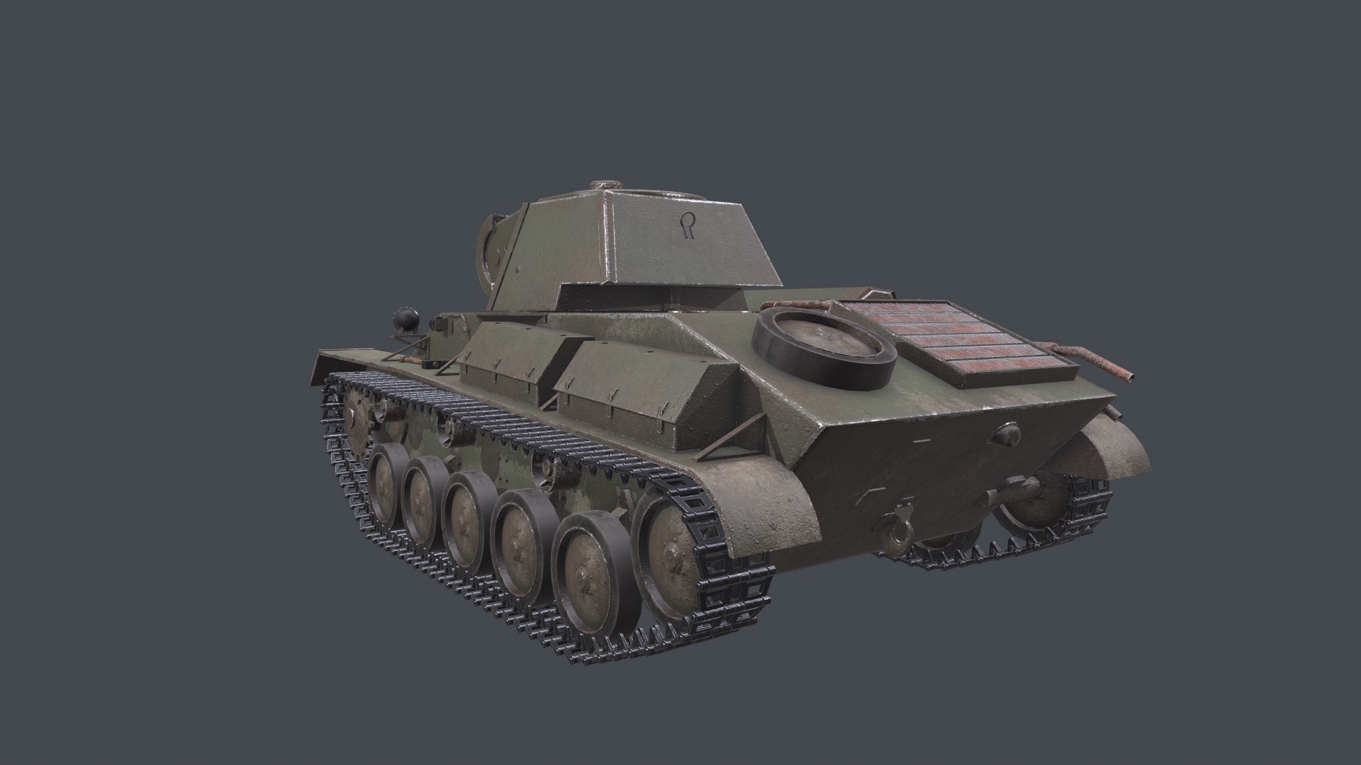 3D ussr tank t-70 model - TurboSquid 1462487