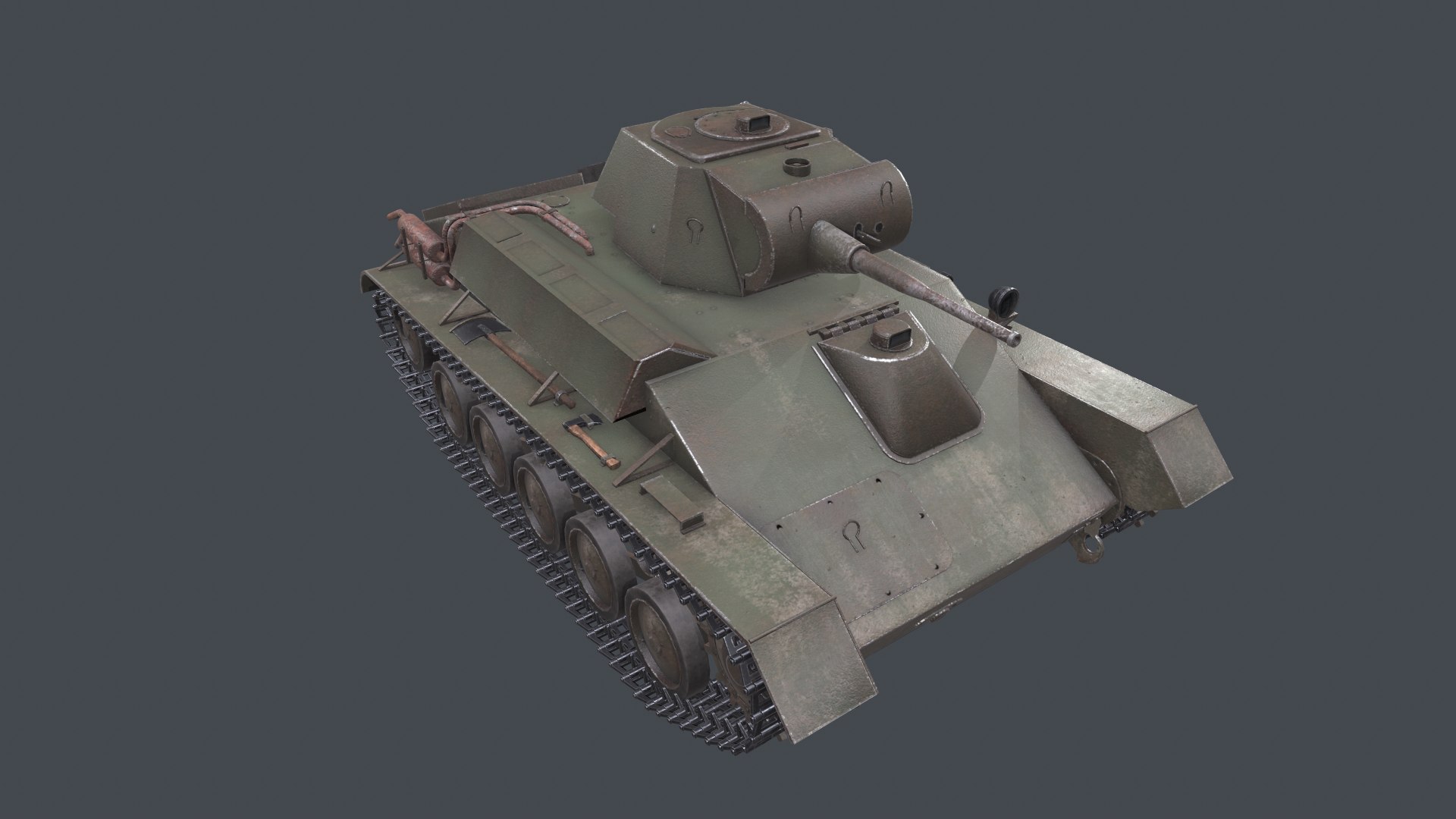 3D ussr tank t-70 model - TurboSquid 1462487
